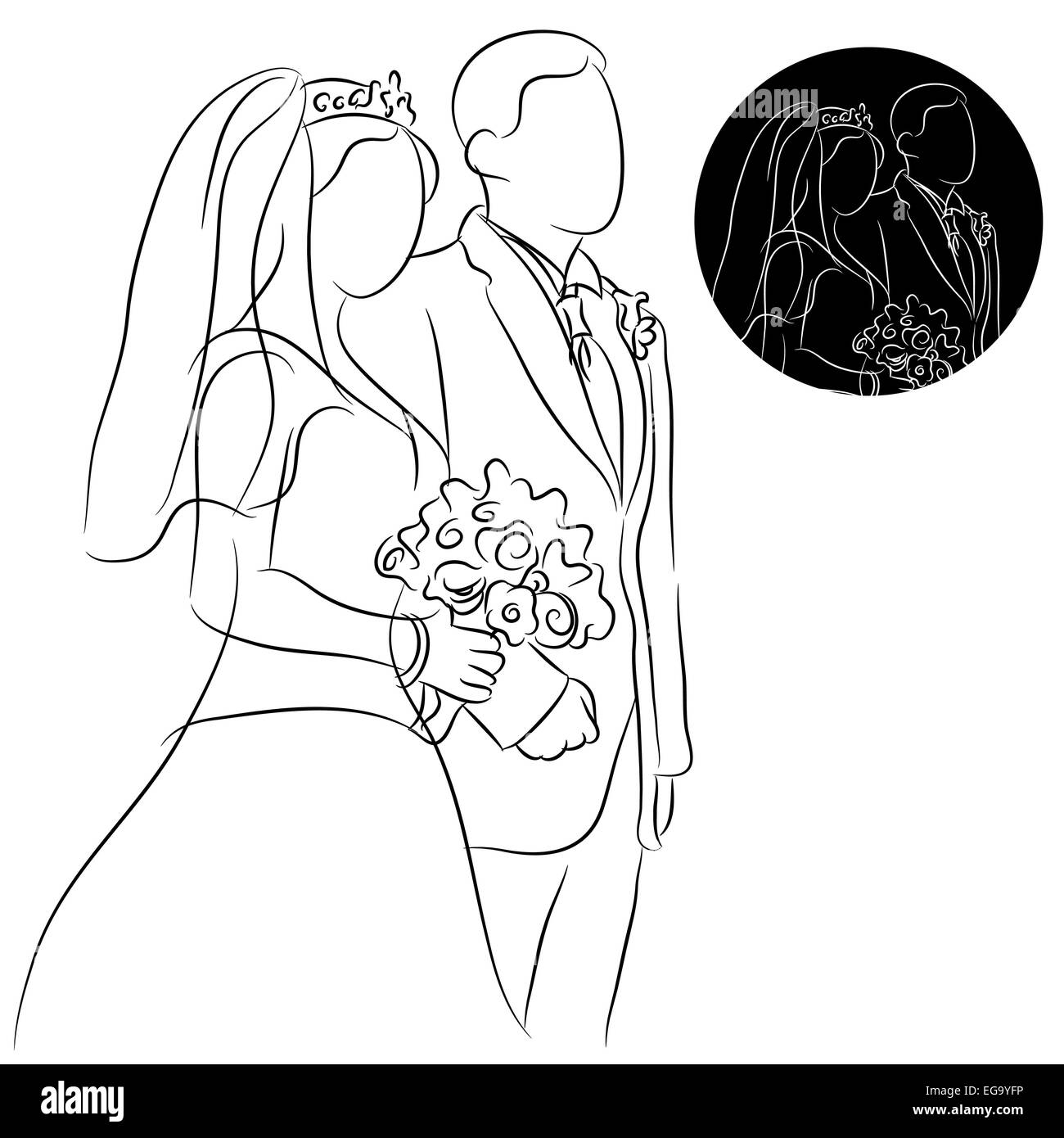 Image of a wedding Cut Out Stock Images & Pictures - Alamy