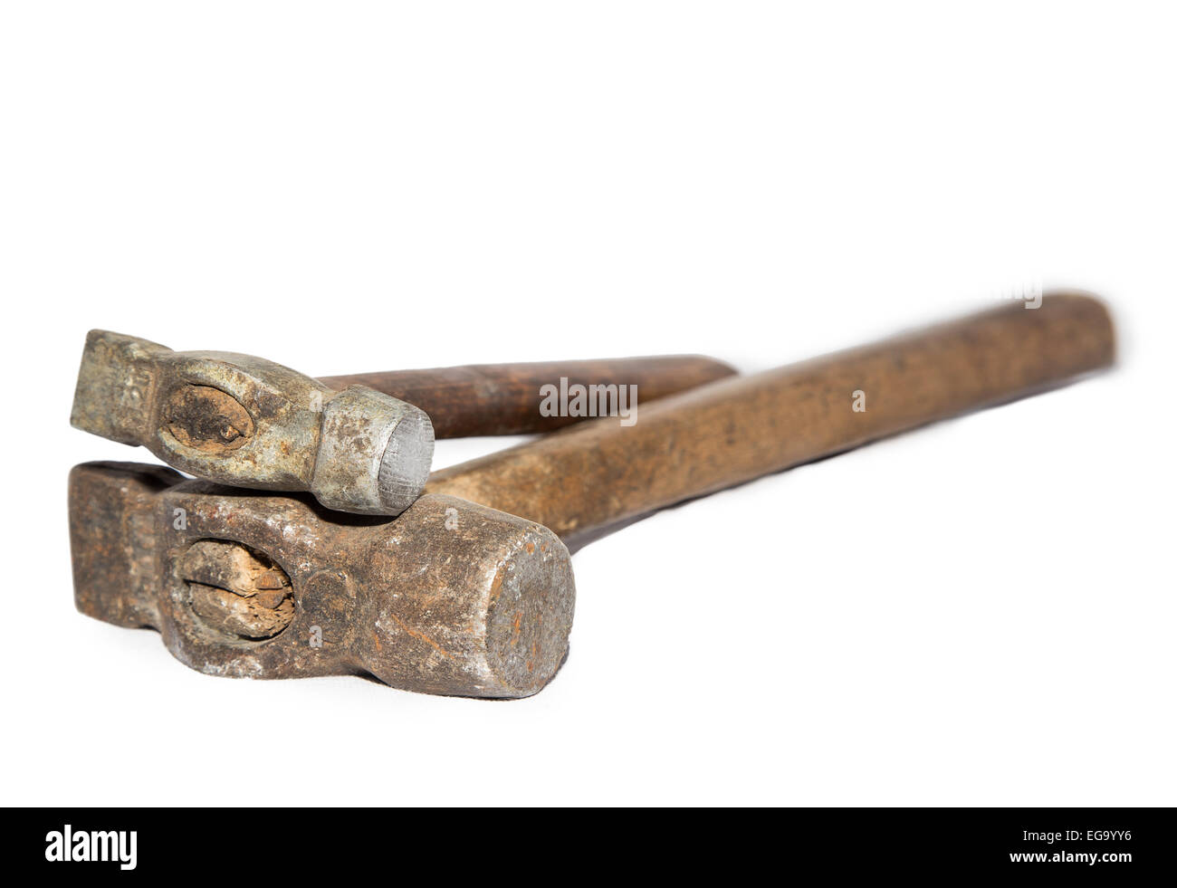 Old hammer and nails Cut Out Stock Images & Pictures - Alamy