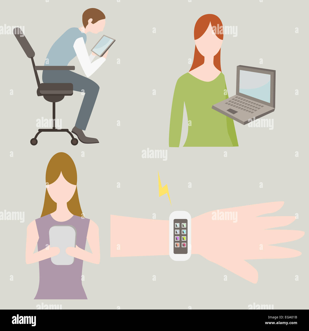 An image of technology people Stock Photo - Alamy