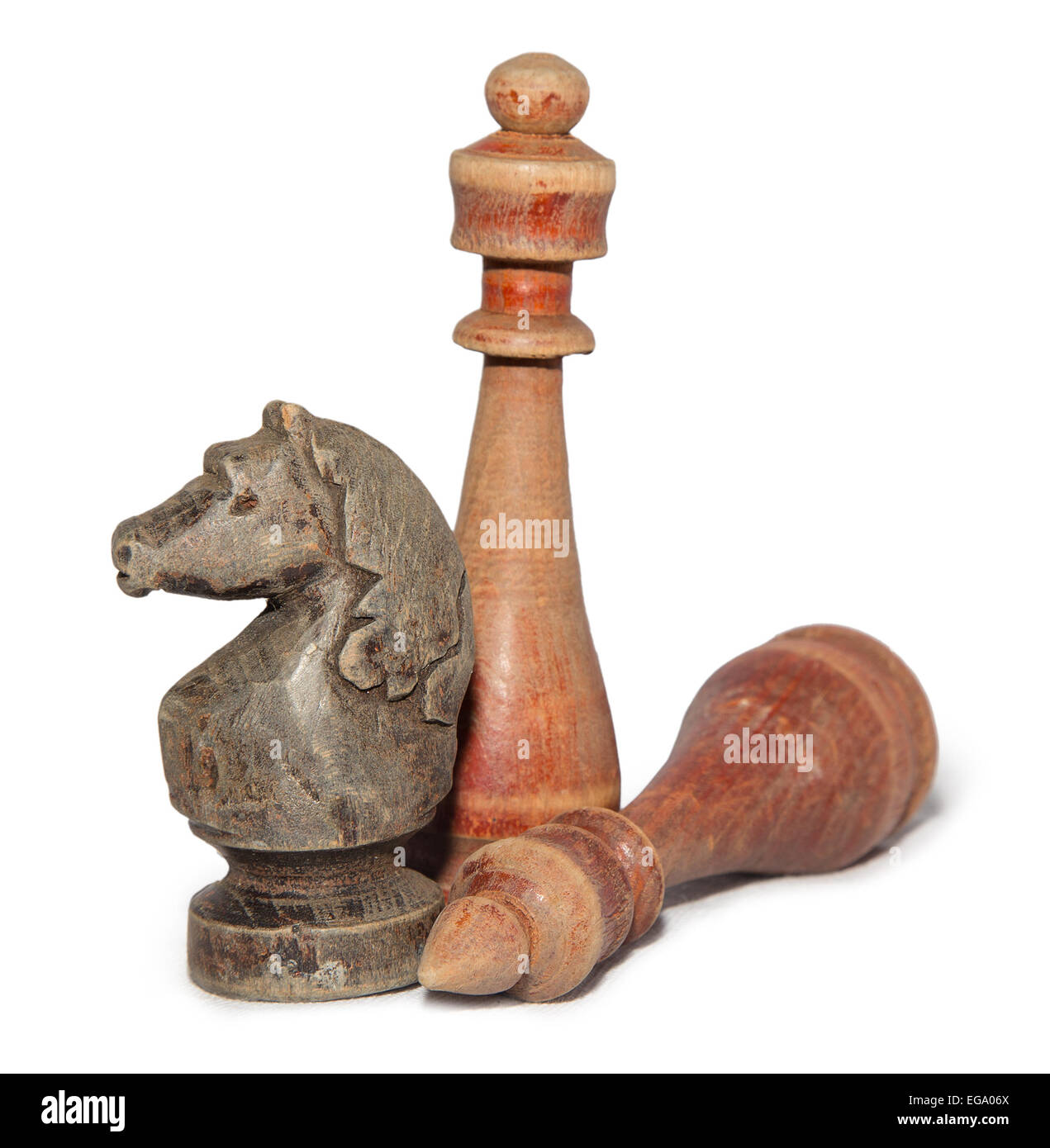 chessmen isolated on white background Stock Photo - Alamy