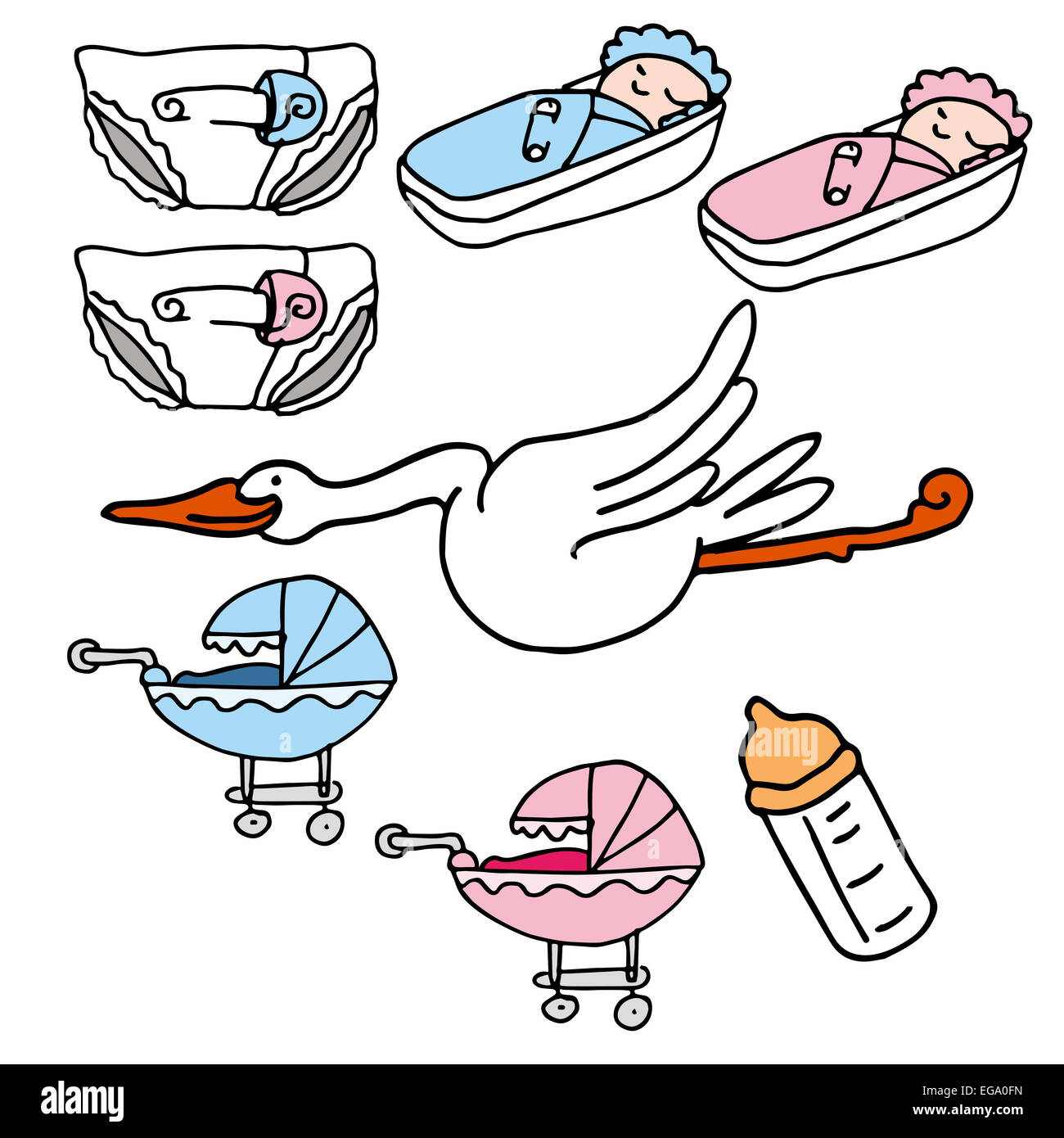 Sleeping infant baby boy Cut Out Stock Images & Pictures - Alamy