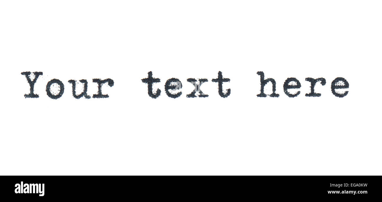 Your text here Stock Photo - Alamy