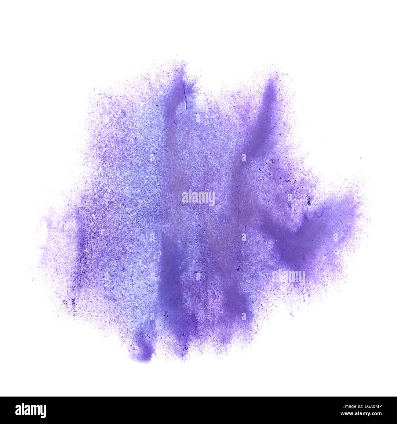 ink lilac blot splatter background isolated on white hand painte Stock ...