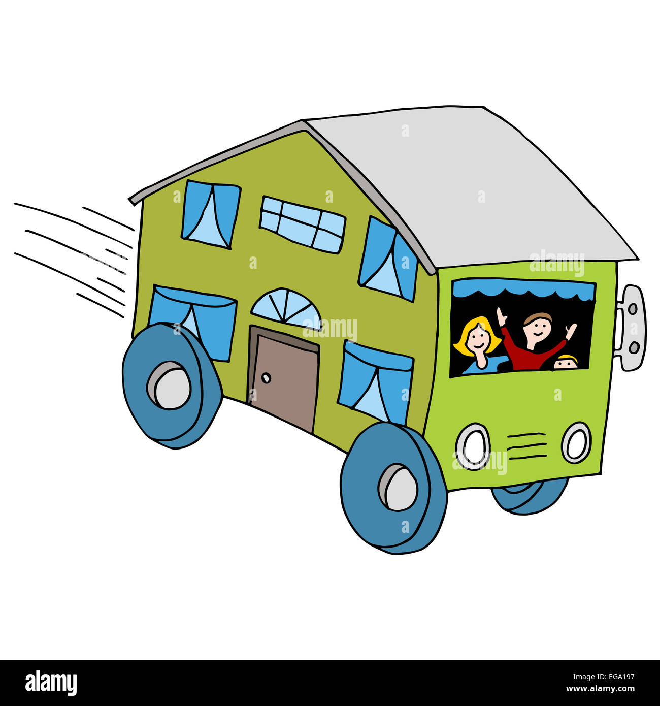An image of a mobile home Stock Photo - Alamy