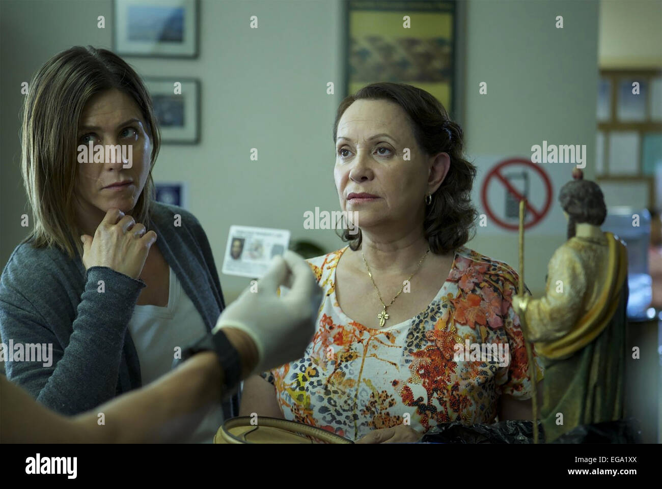 CAKE 2014 Cinelou Releasing film with Jennifer Aniston at left and ...