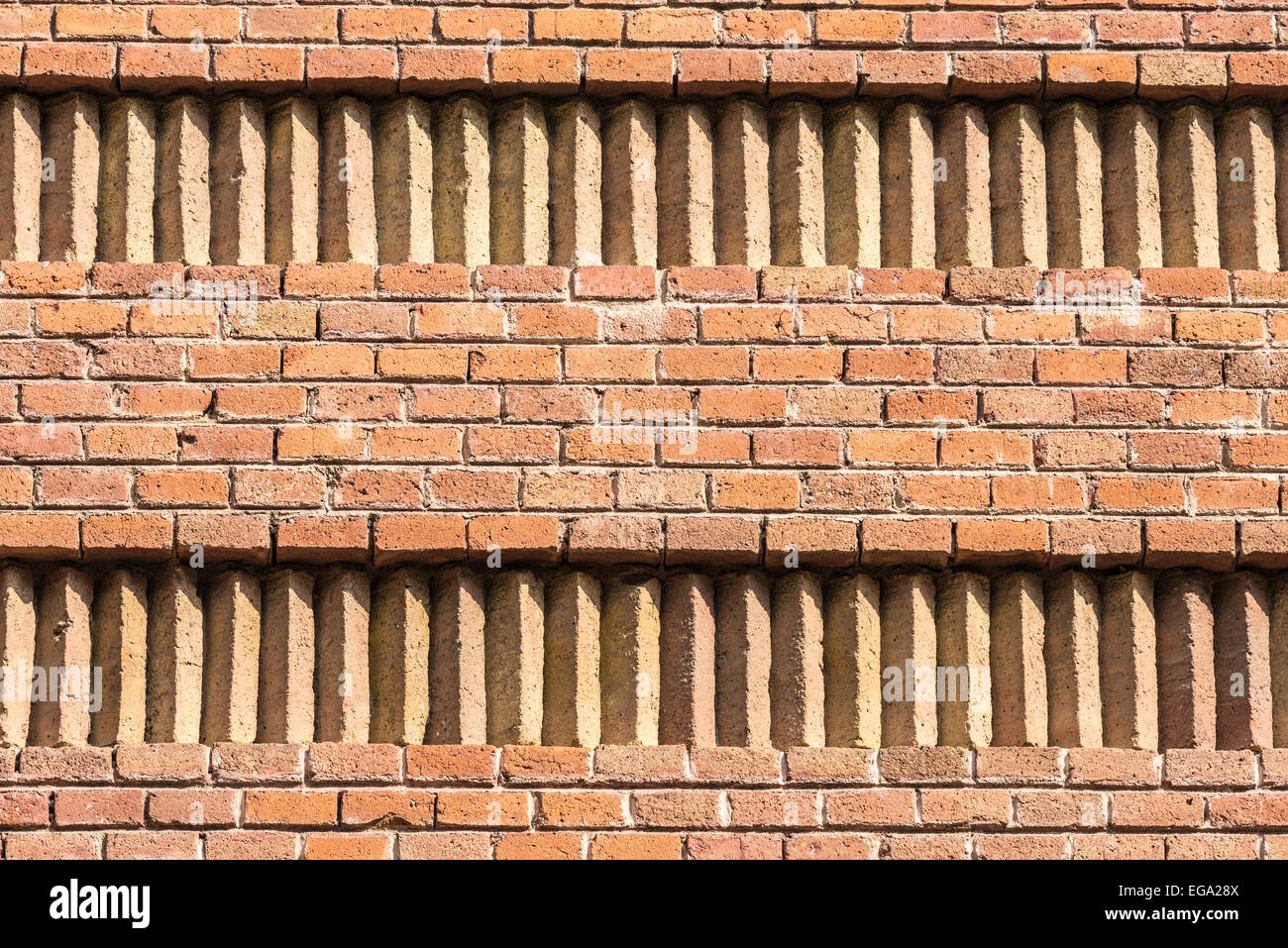 Brick wall of a monument Stock Photo - Alamy