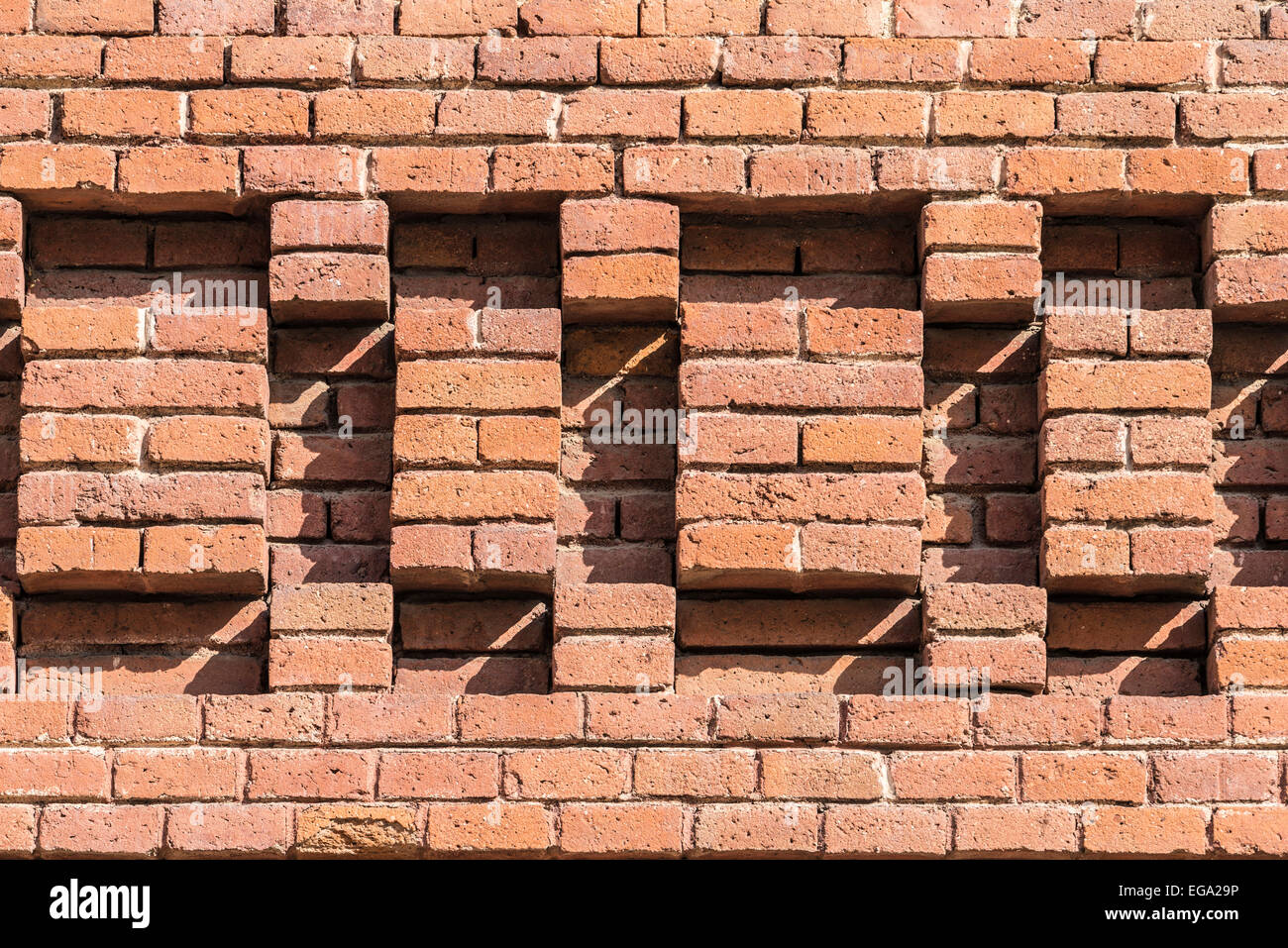 Brick wall of a monument Stock Photo - Alamy