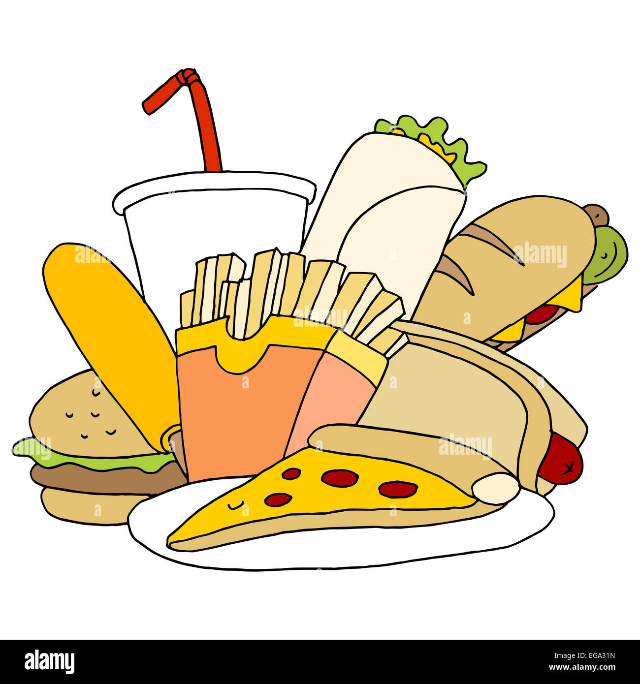 List Of Fast Food Items