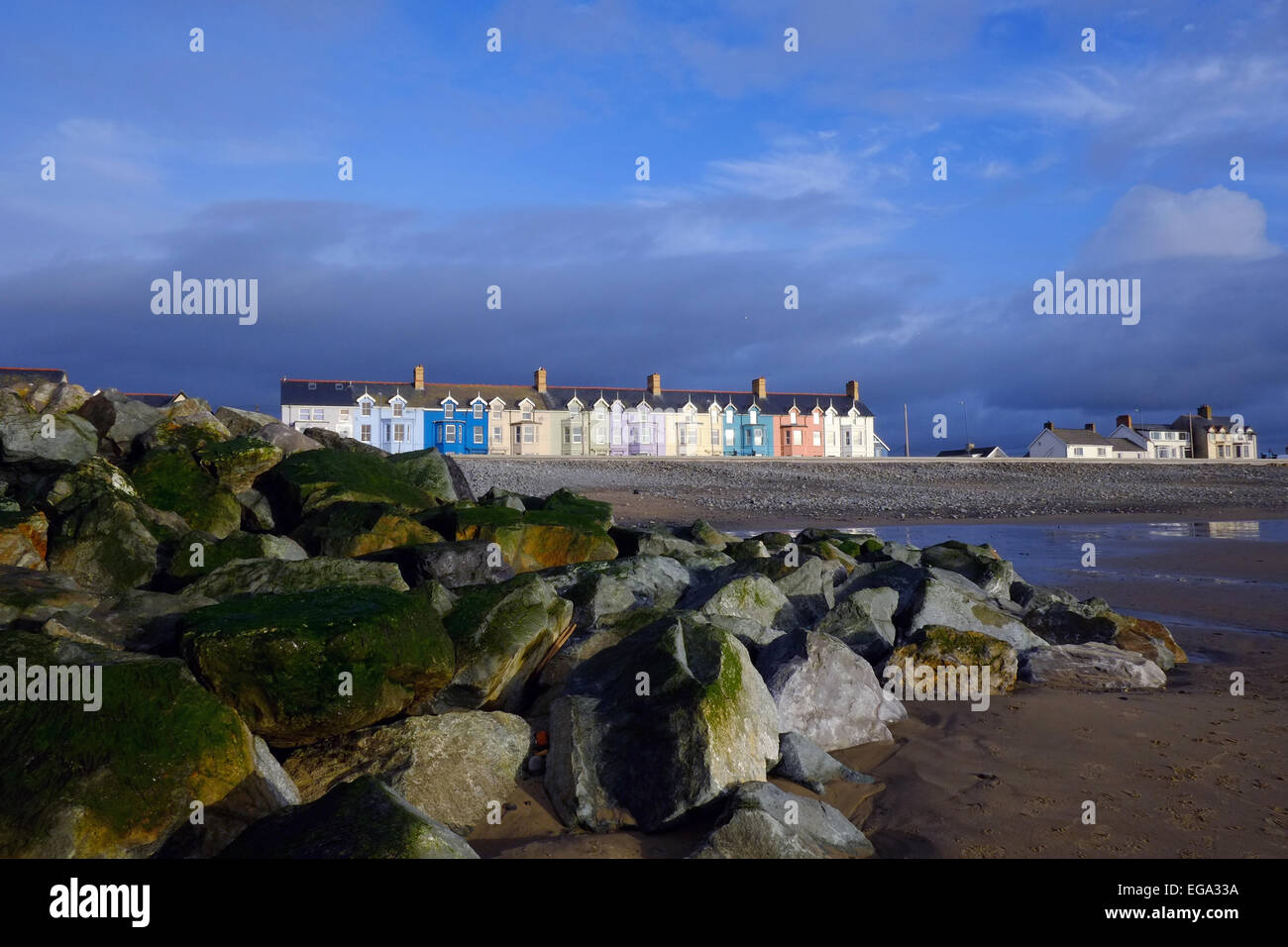 Borth, Ceredigion, Wales Stock Photo - Alamy