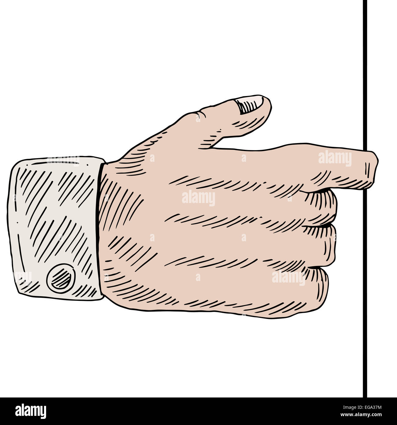 An image of finger hand pull Stock Photo - Alamy