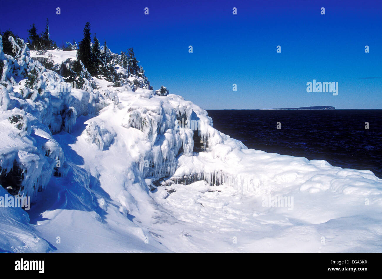 Tobermory Ontario Canada. Bruce Peninsula National Park on Georgian Bay ...