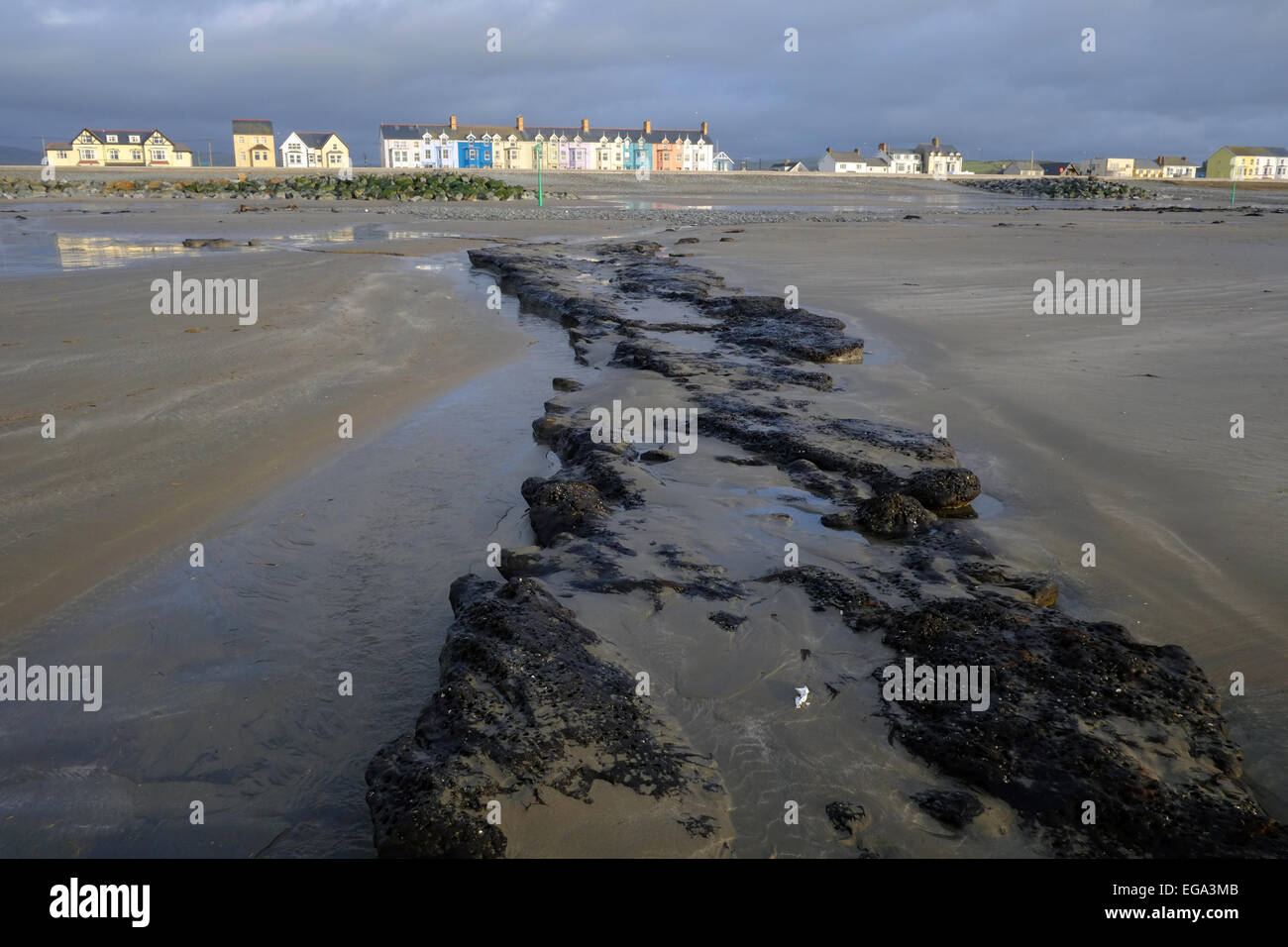 Borth, Ceredigion, Wales Stock Photo - Alamy