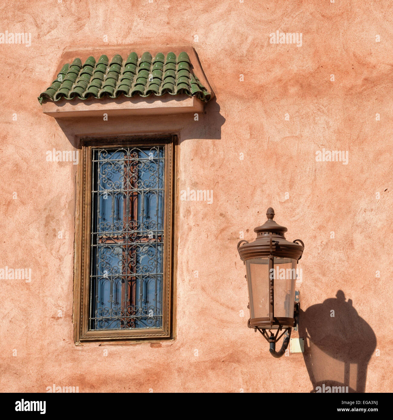 Typical Marrakech buildings close to the Kasbah mosque, Marrakesh ...