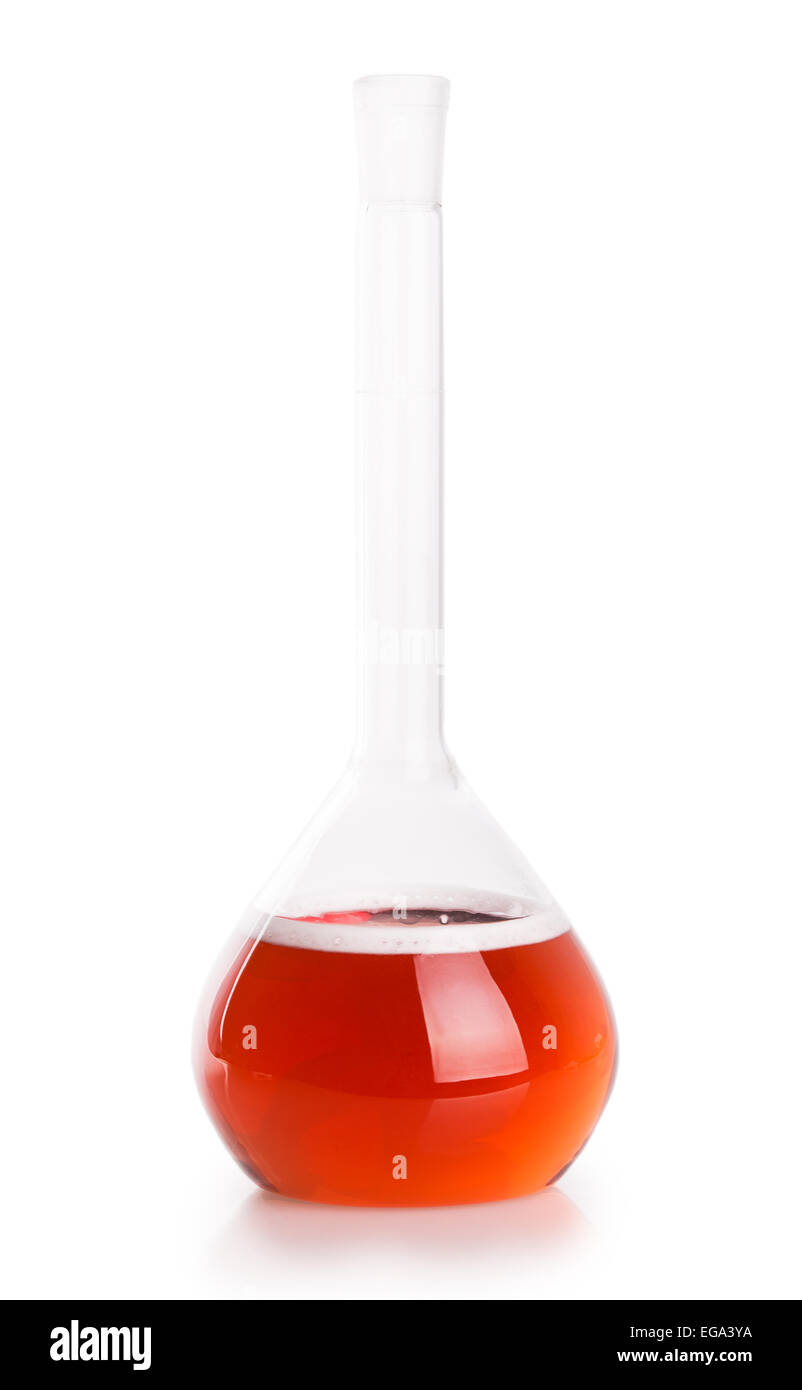 glass test-tube Isolated on white background Stock Photo - Alamy