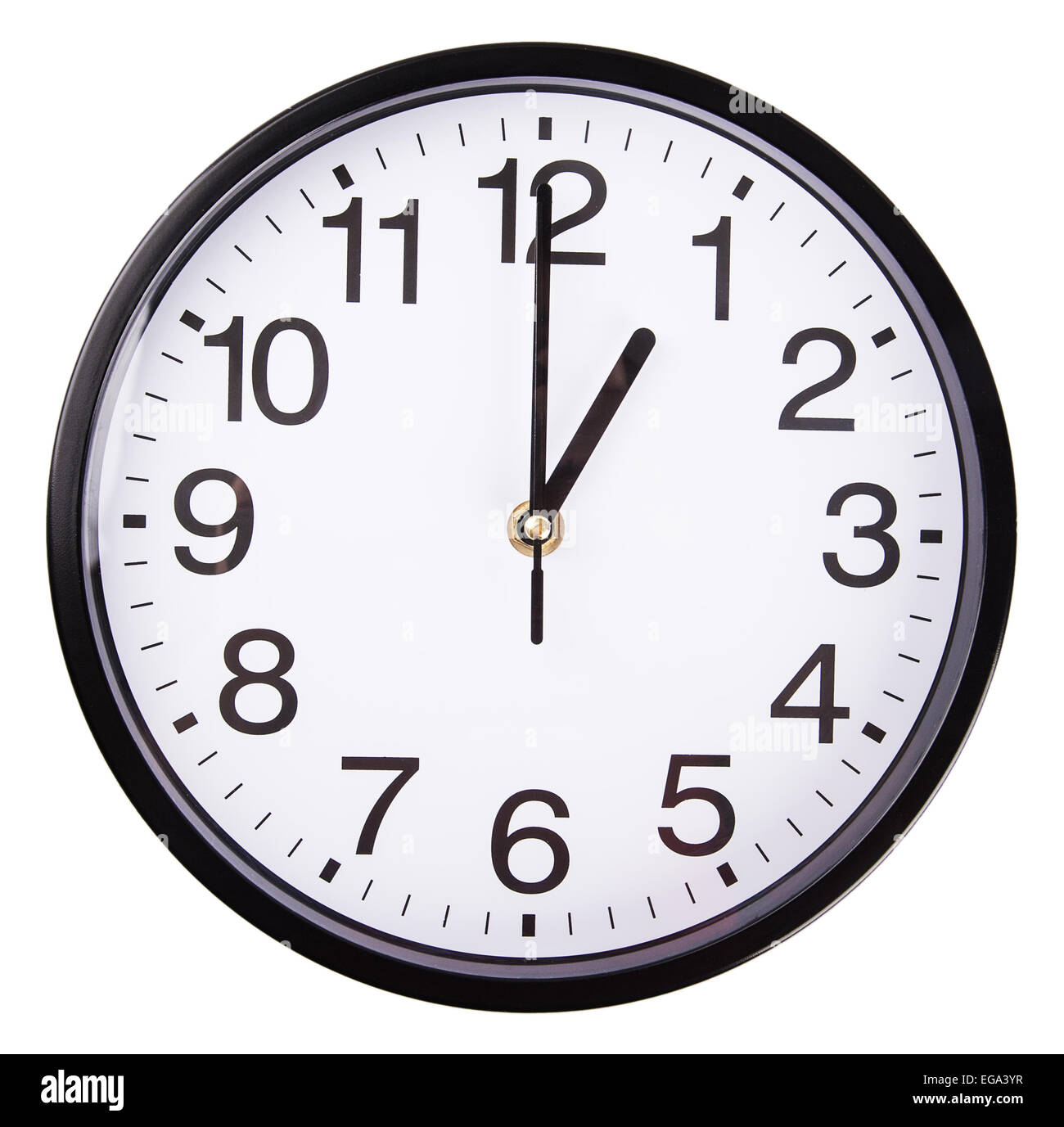 clock Isolated on white background Stock Photo - Alamy
