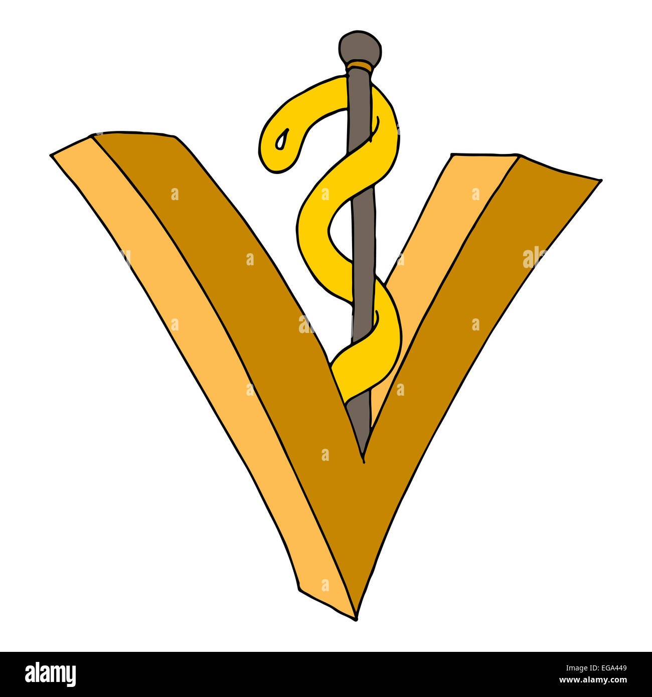 An image of an animal vet symbol Stock Photo - Alamy