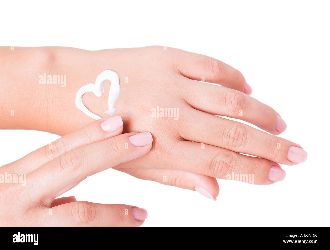 hand cream isolated on white background Stock Photo - Alamy