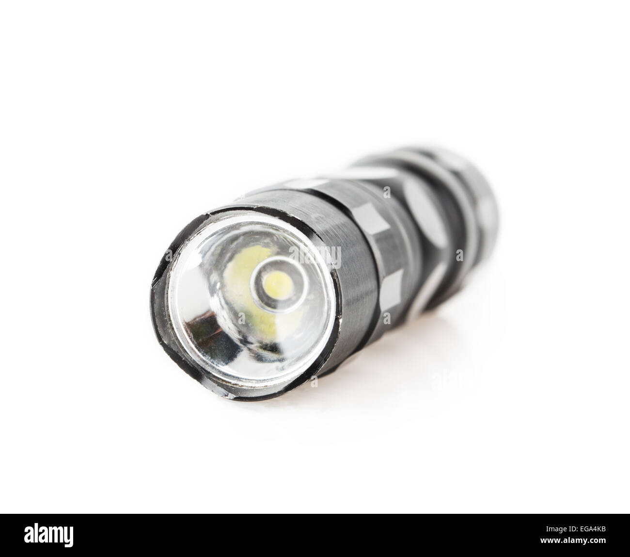 flashlight isolated white torch black Stock Photo - Alamy