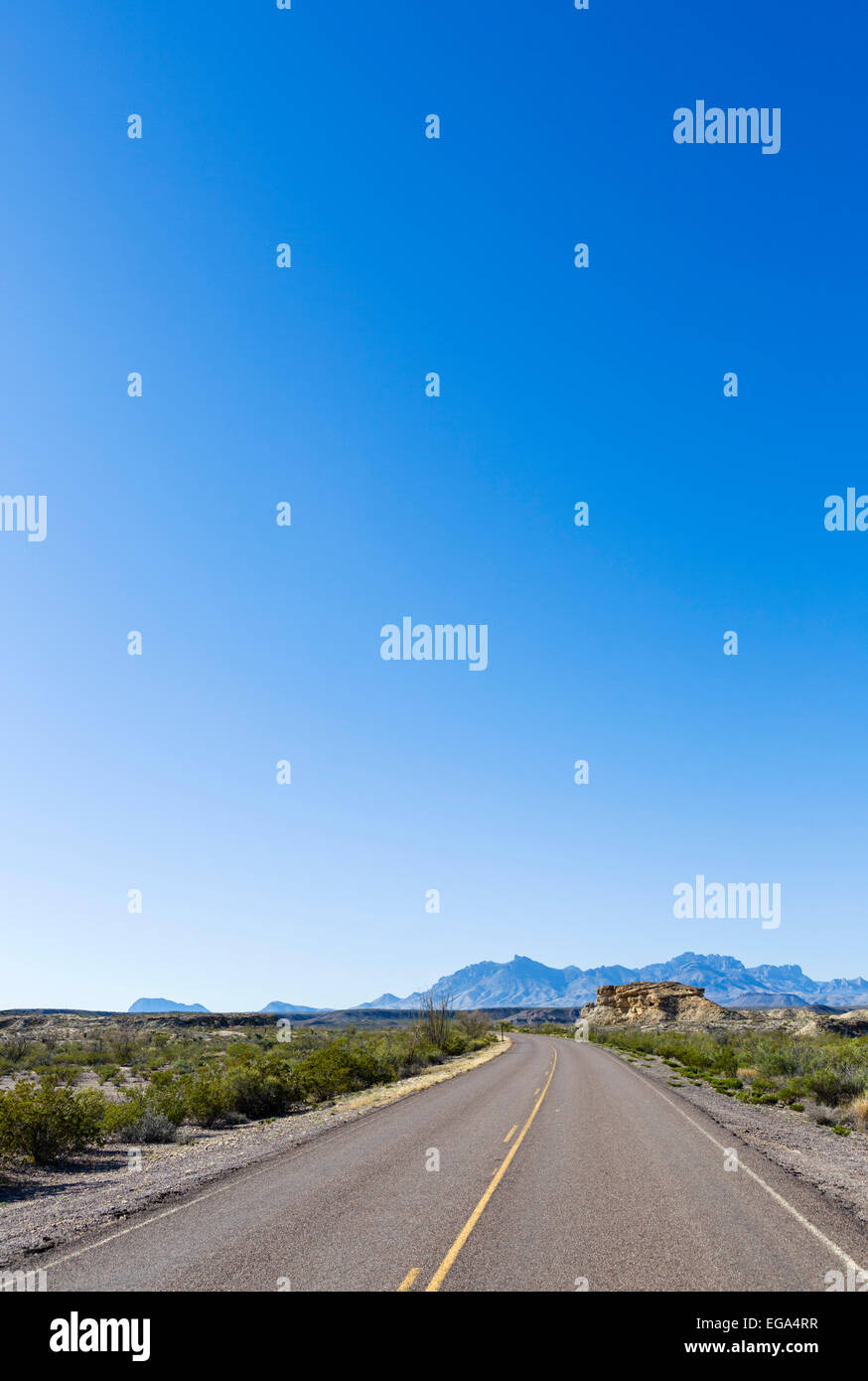 Big bend national park road hi-res stock photography and images - Alamy