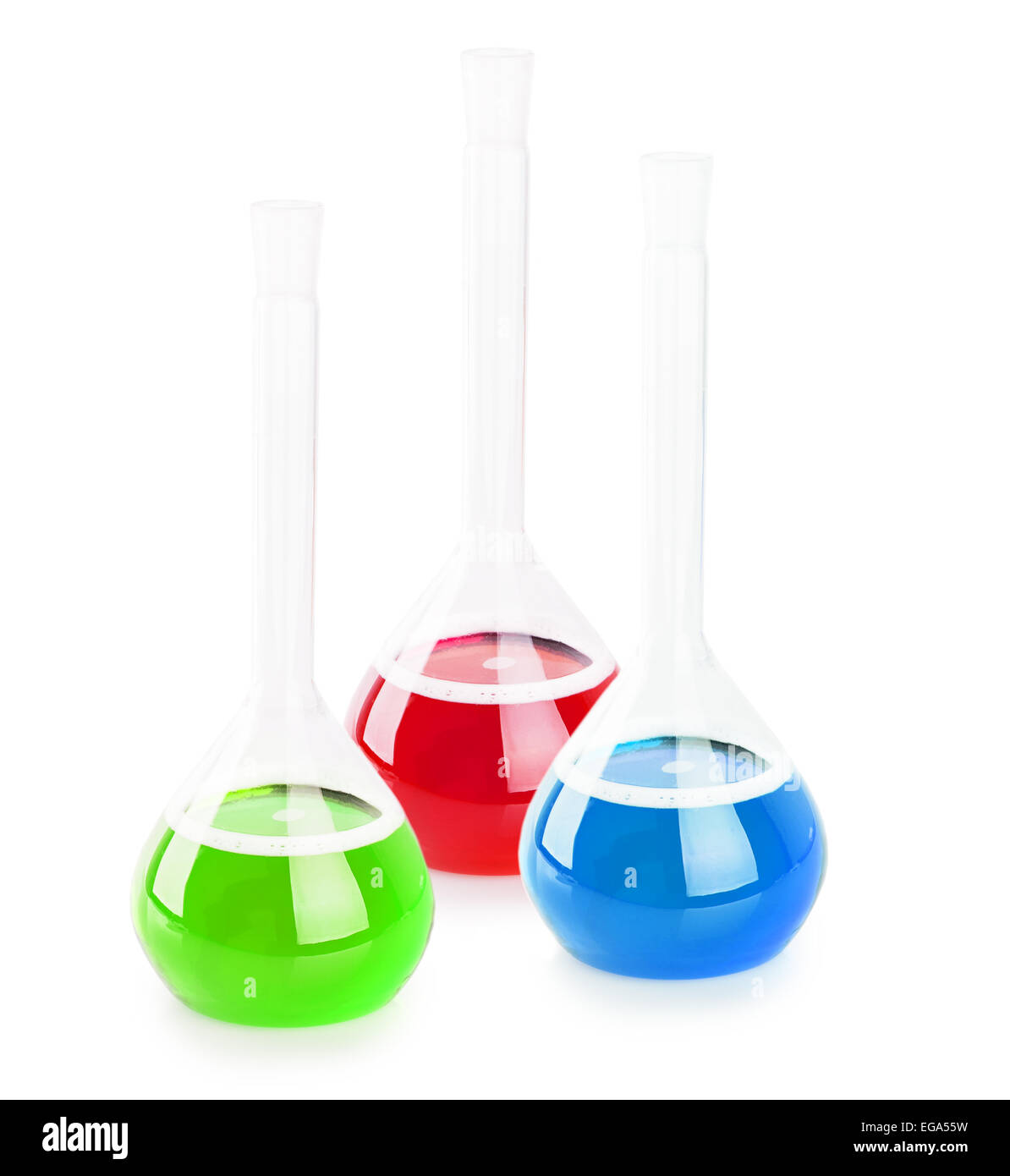 glass test-tube Isolated on white background Stock Photo - Alamy