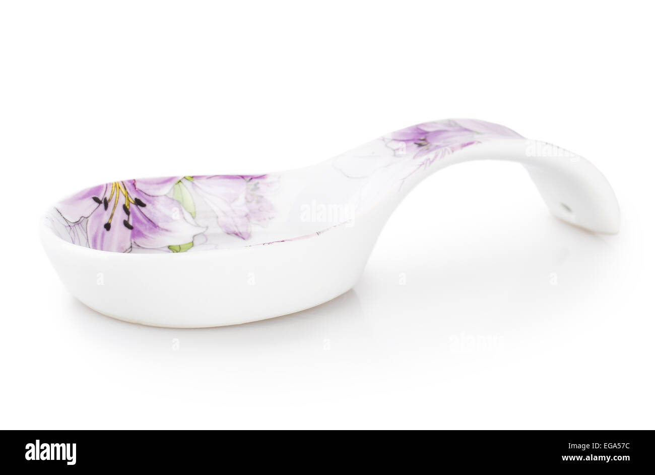spoon stand Isolated on white background Stock Photo - Alamy