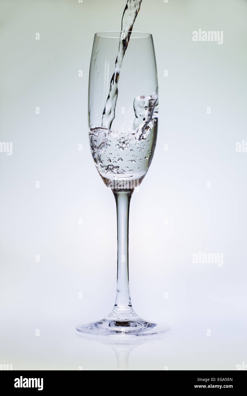 water glass white background wineglass wine Stock Photo - Alamy