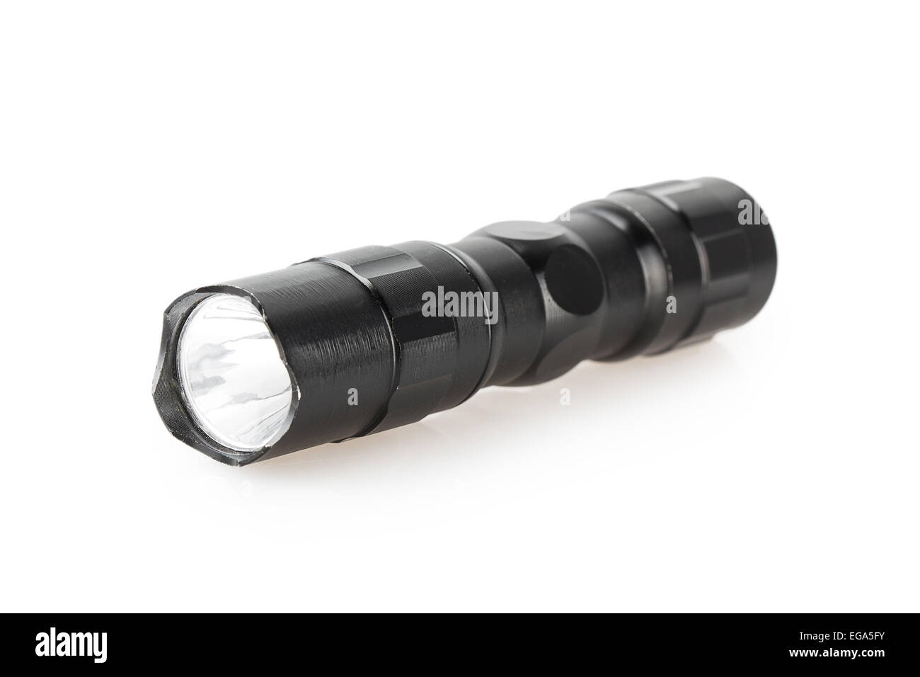 flashlight isolated white torch black Stock Photo - Alamy