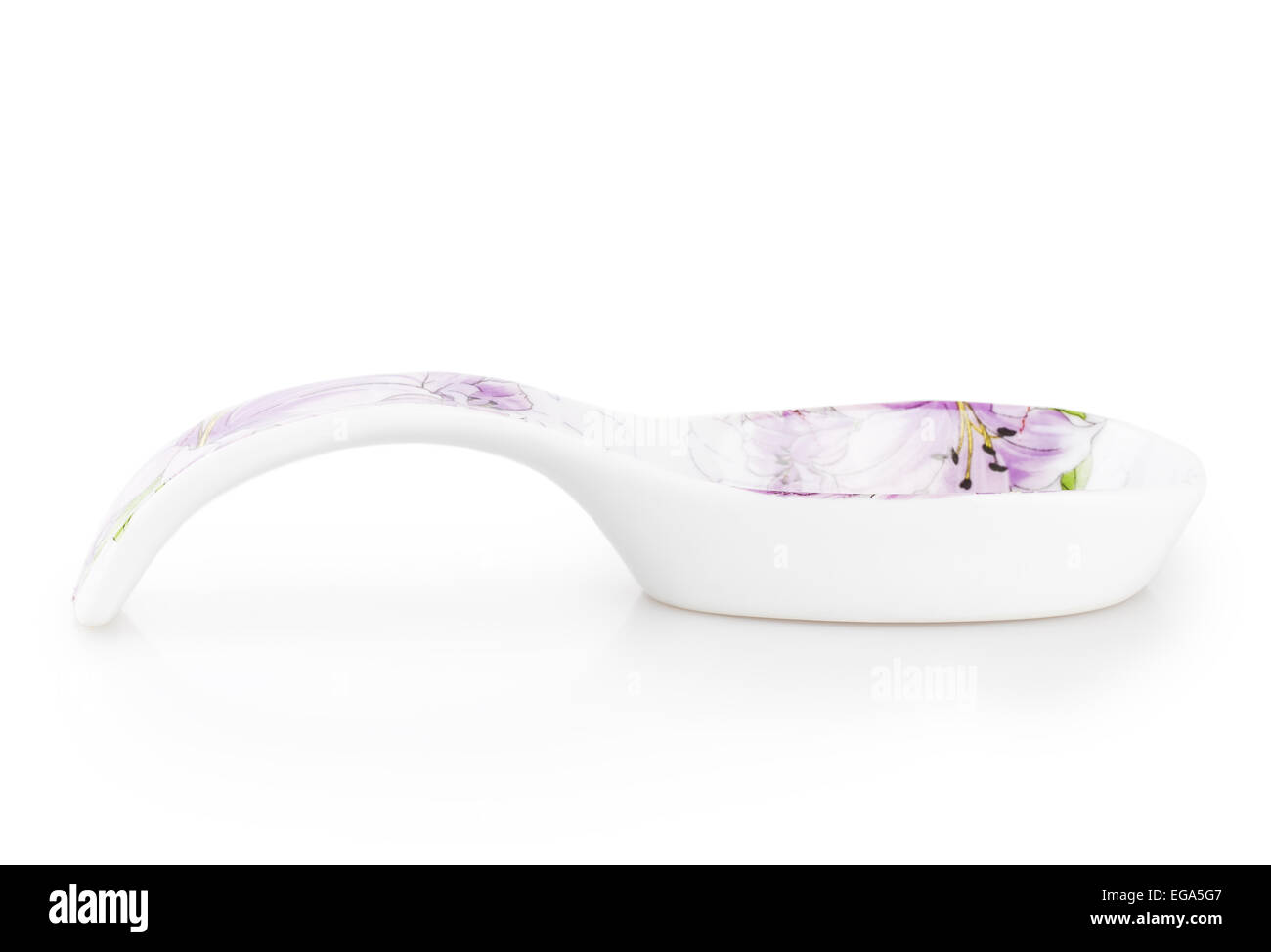 spoon stand Isolated on white background Stock Photo - Alamy