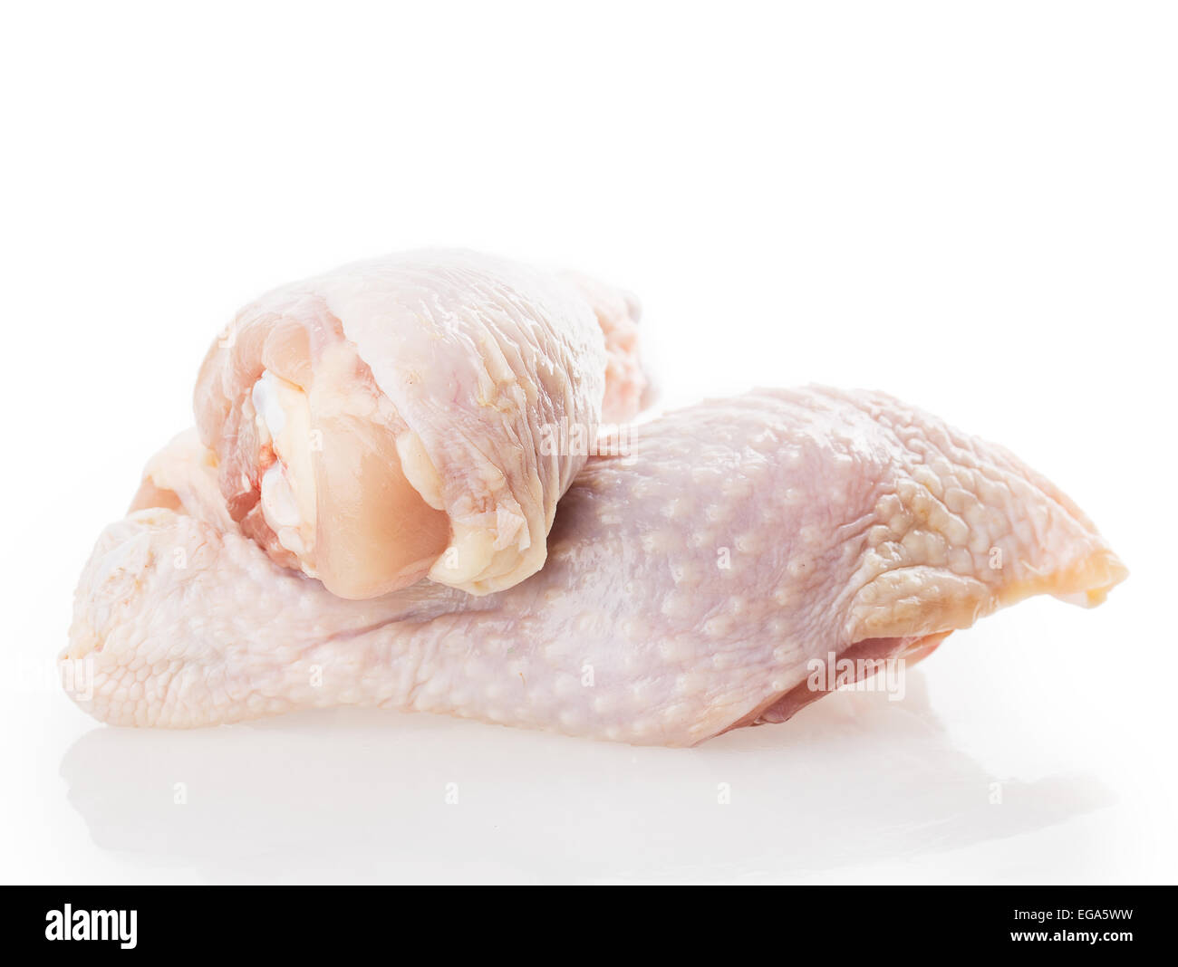 chicken meat white background packaged isolated Stock Photo - Alamy