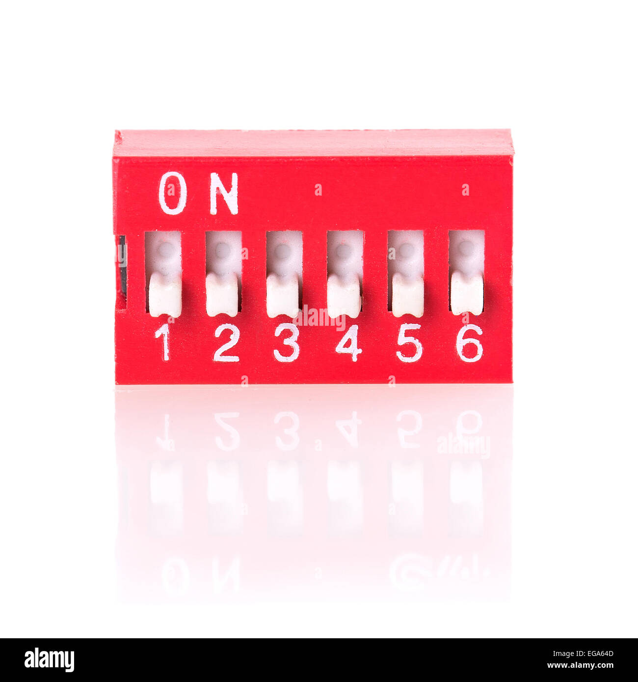 switch light off power white toggle button control Stock Photo - Alamy