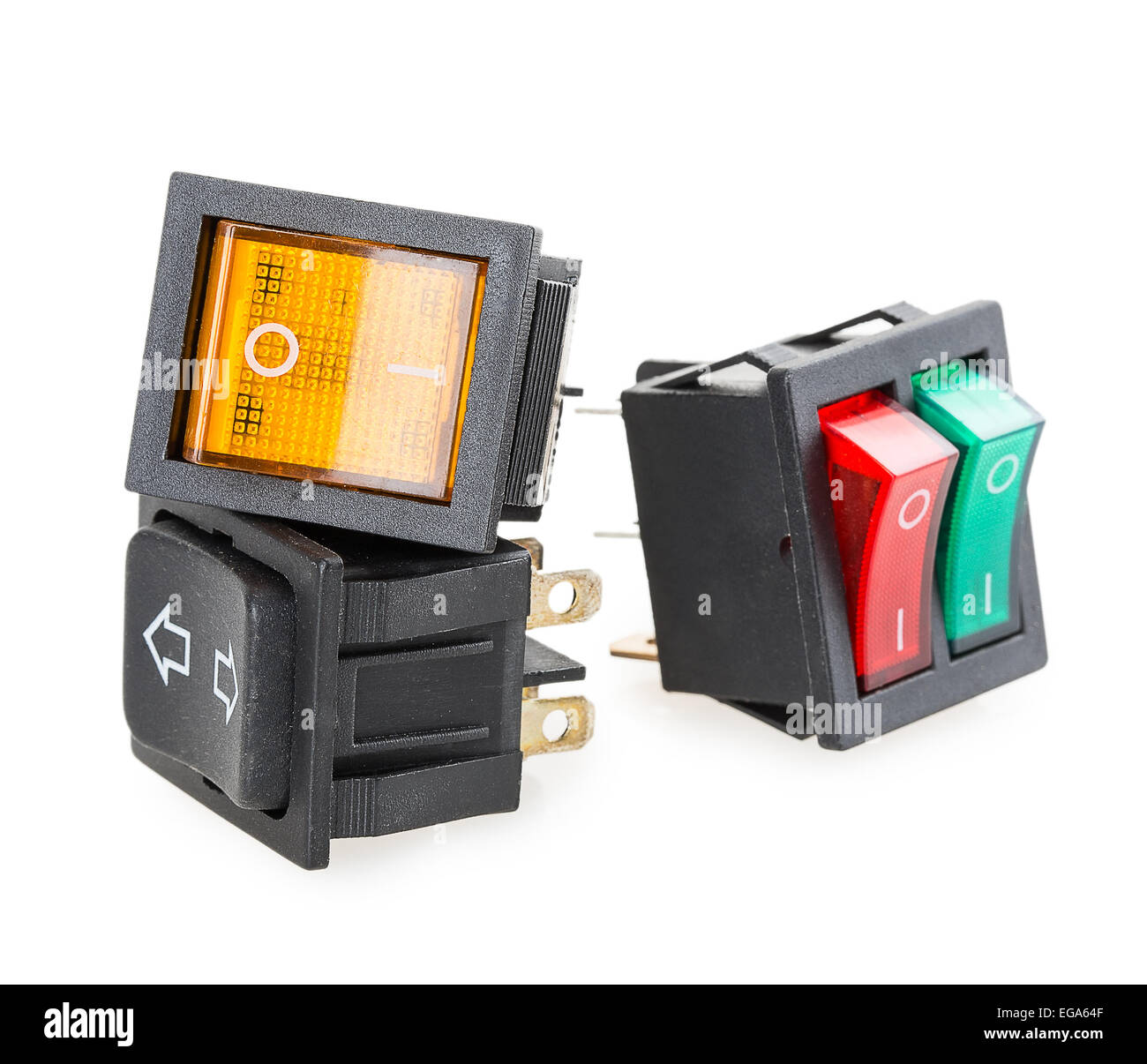 Old button light switches hi-res stock photography and images - Alamy