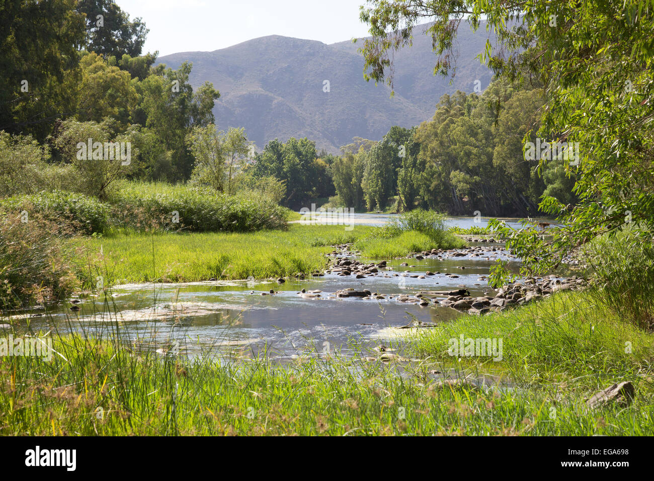 The Breede River in the Robertson Wine Valley South Africa Stock Photo ...