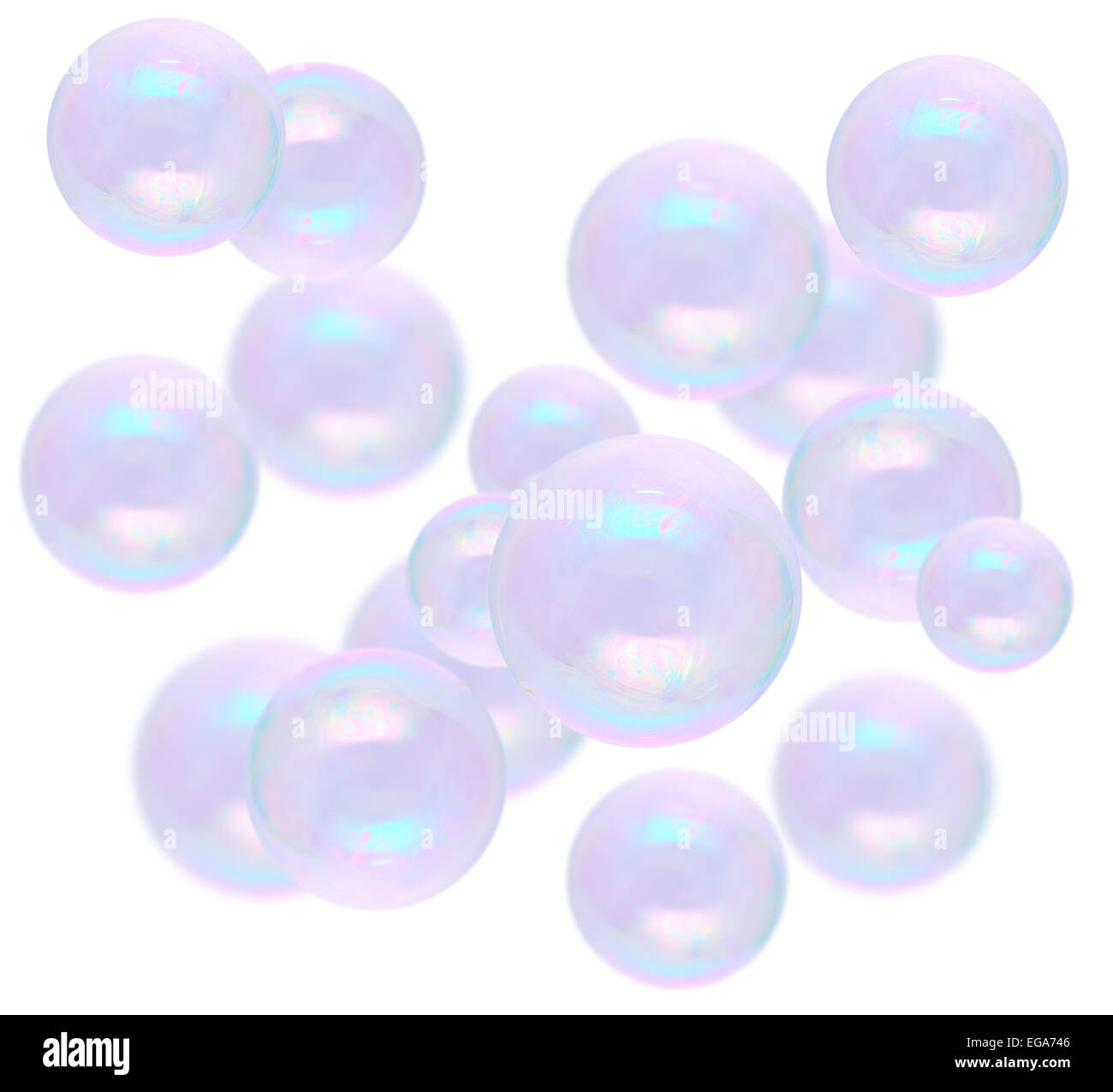 bubble Isolated on white background Stock Photo - Alamy