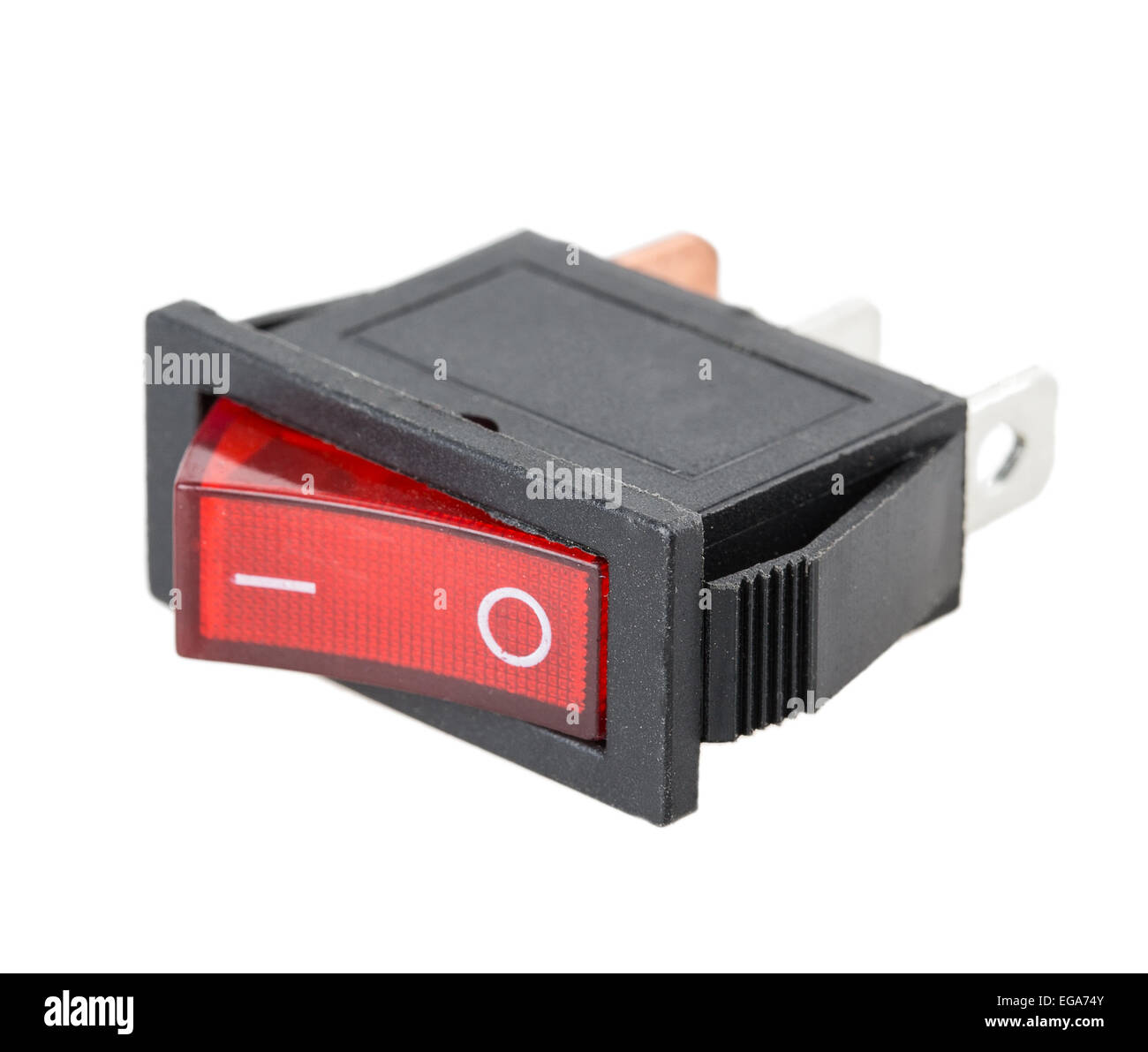 switch light off power white toggle button control Stock Photo - Alamy