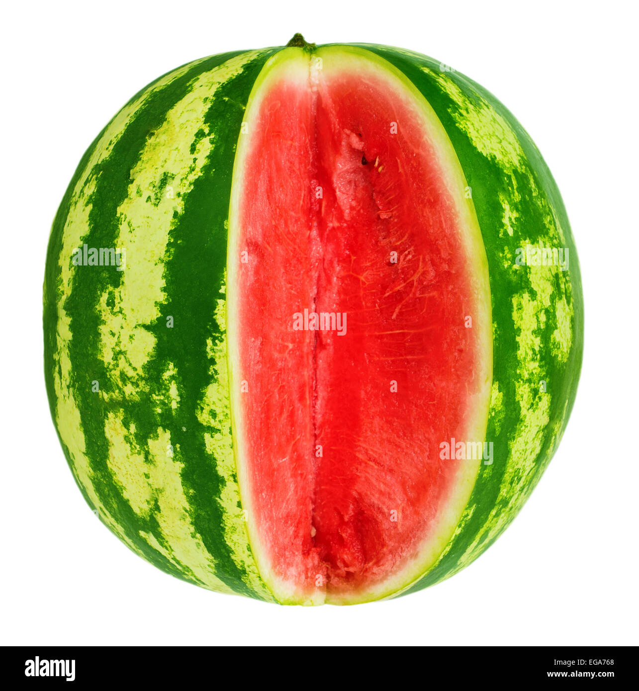 watermelon isolated slice fruit white background Stock Photo - Alamy