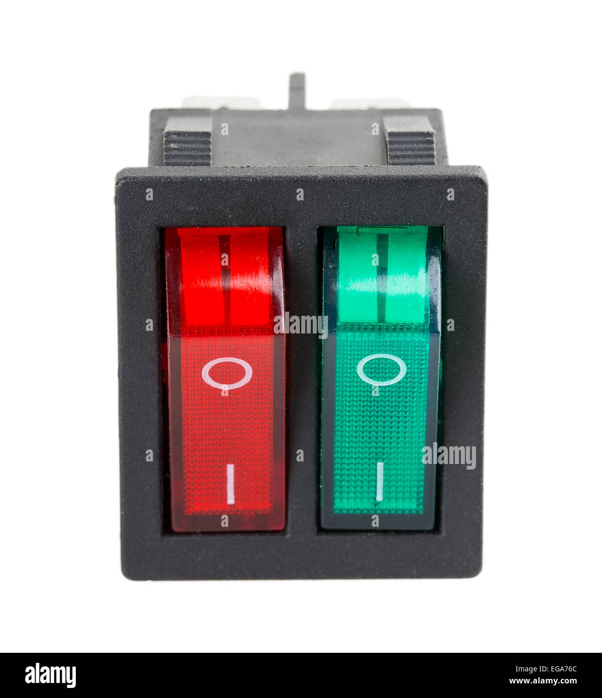 switch light off power white toggle button control Stock Photo - Alamy