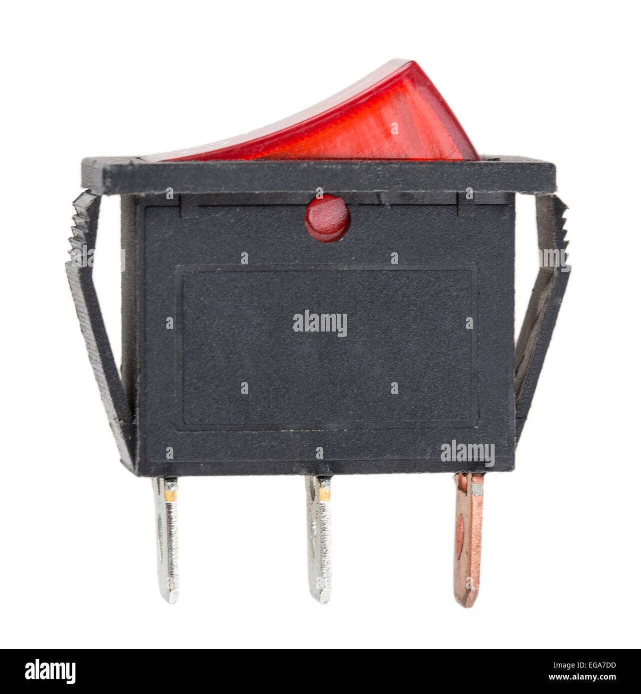 switch light off power white toggle button control Stock Photo - Alamy