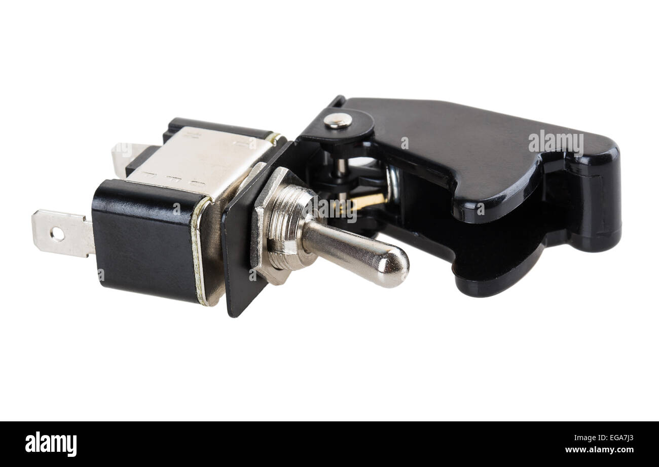 switch Isolated on white background Stock Photo - Alamy