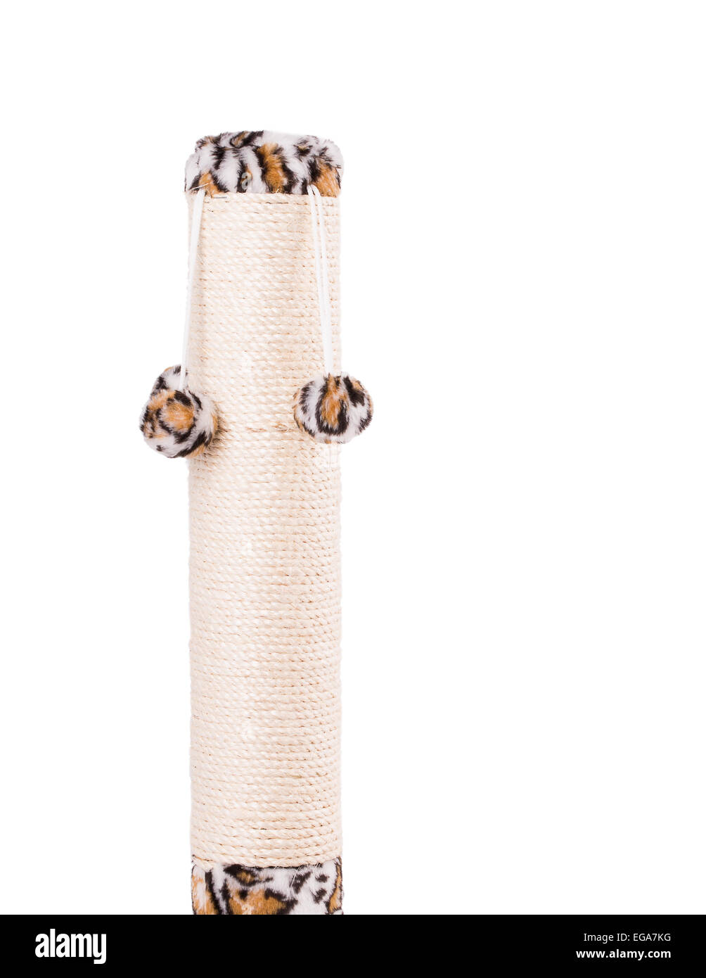 scratching post isolated on white background Stock Photo - Alamy