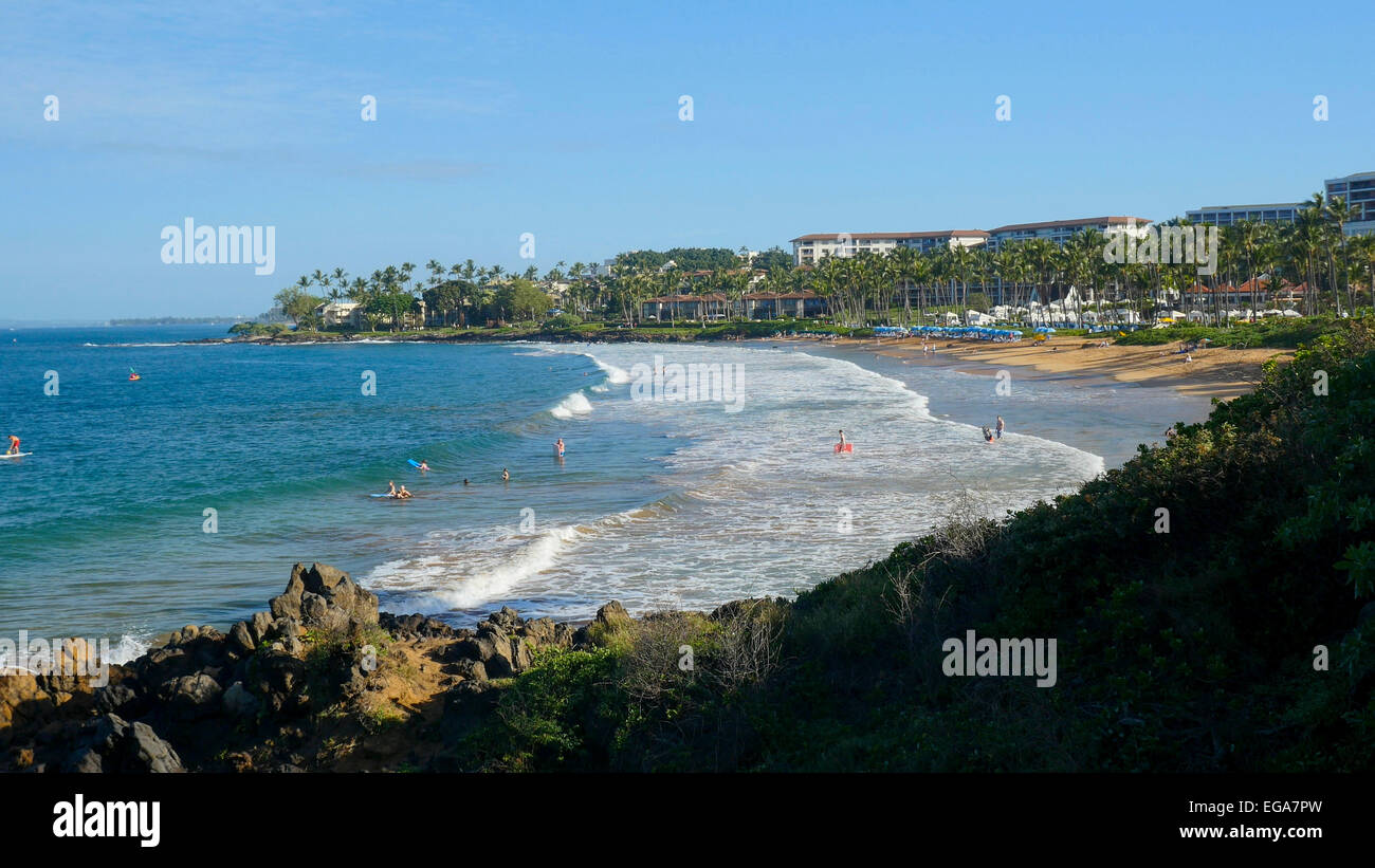 Walea Beach, Maui, Hawaii Stock Photo - Alamy