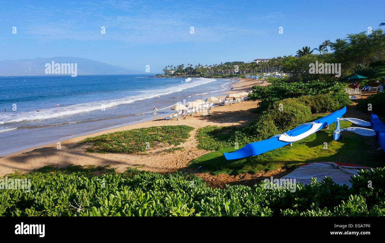 Walea Beach, Maui, Hawaii Stock Photo - Alamy