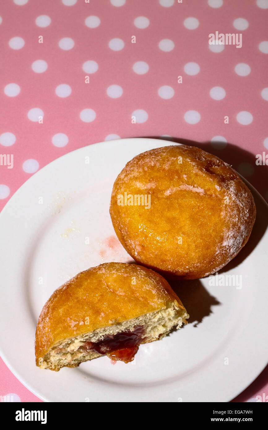 Jammy doughnut hi-res stock photography and images - Alamy