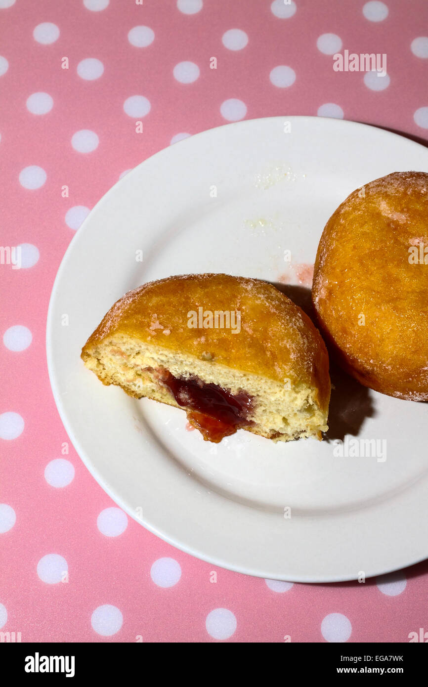 Jammy doughnut hi-res stock photography and images - Alamy