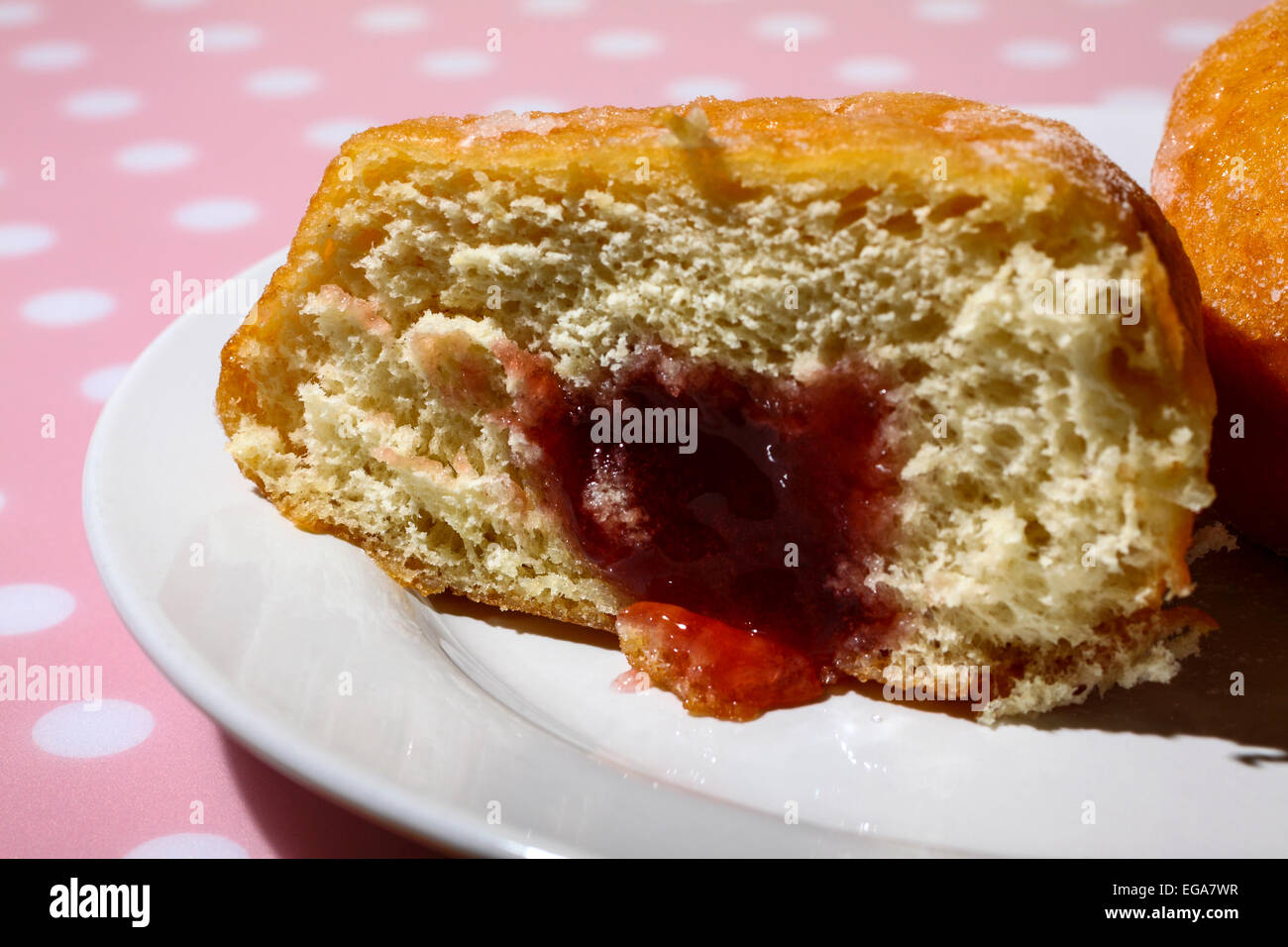 Jammy doughnut hi-res stock photography and images - Alamy