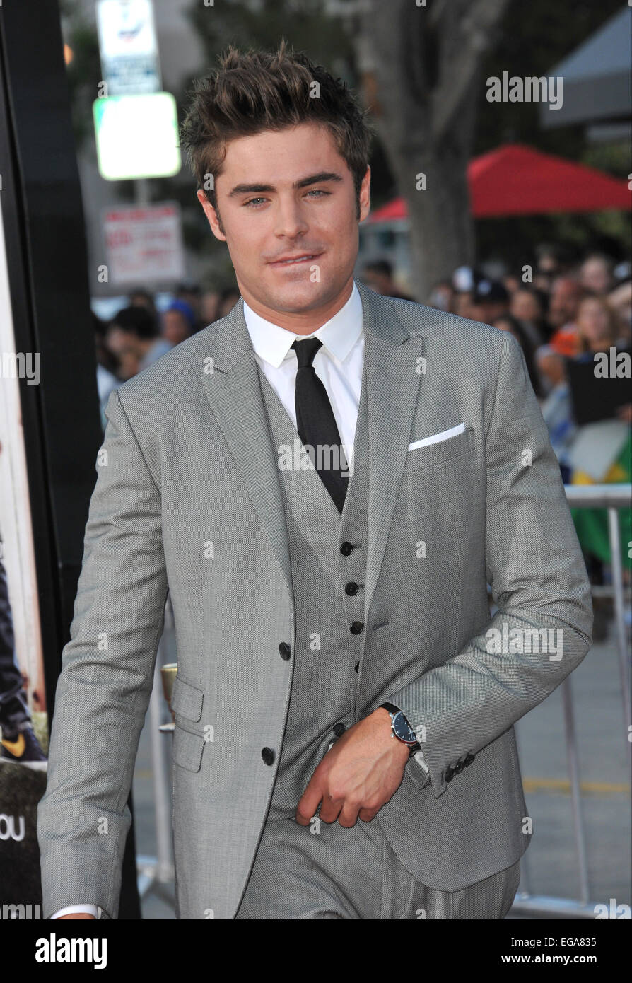 LOS ANGELES, CA - APRIL 28, 2014: Zac Efron at the world premiere of ...
