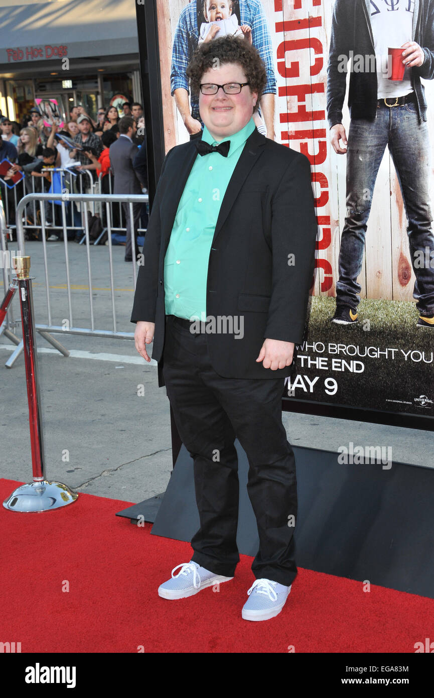 LOS ANGELES, CA - APRIL 28, 2014: Jesse Heiman at the world premiere of ...