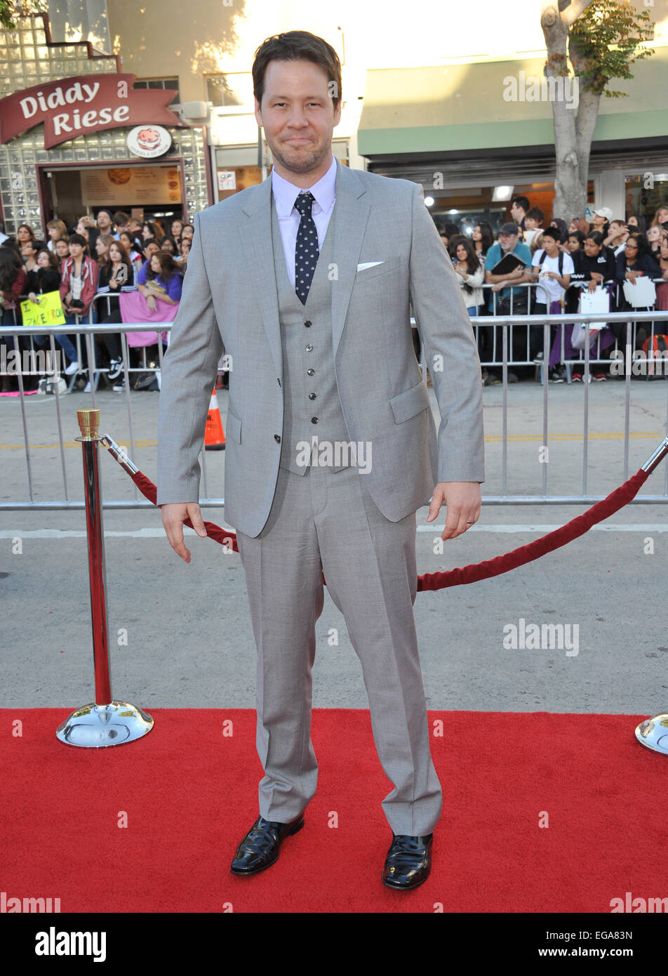 LOS ANGELES, CA - APRIL 28, 2014: Ike Barinholtz at the world premiere ...