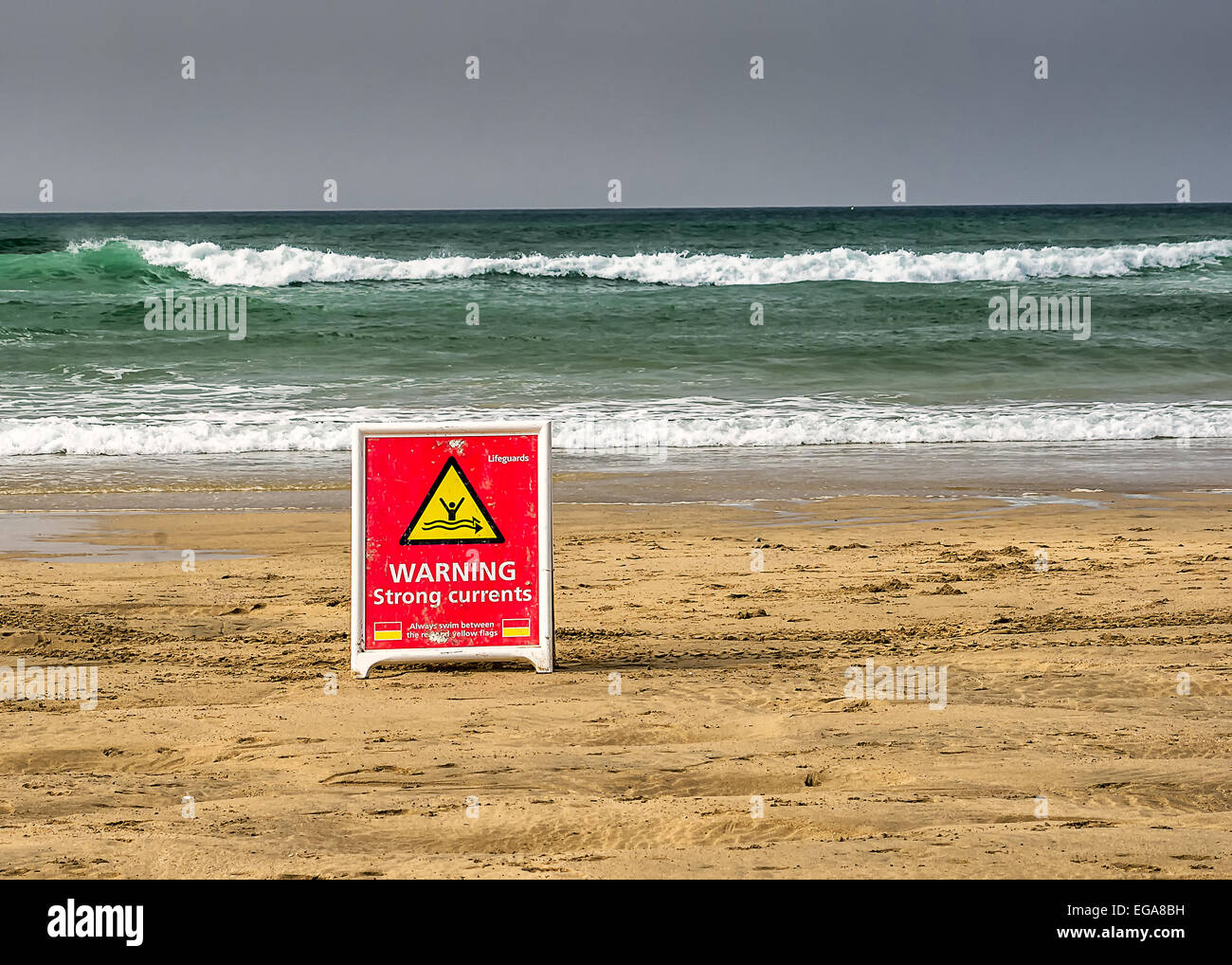 Beach Safety Sign High Resolution Stock Photography and Images - Alamy