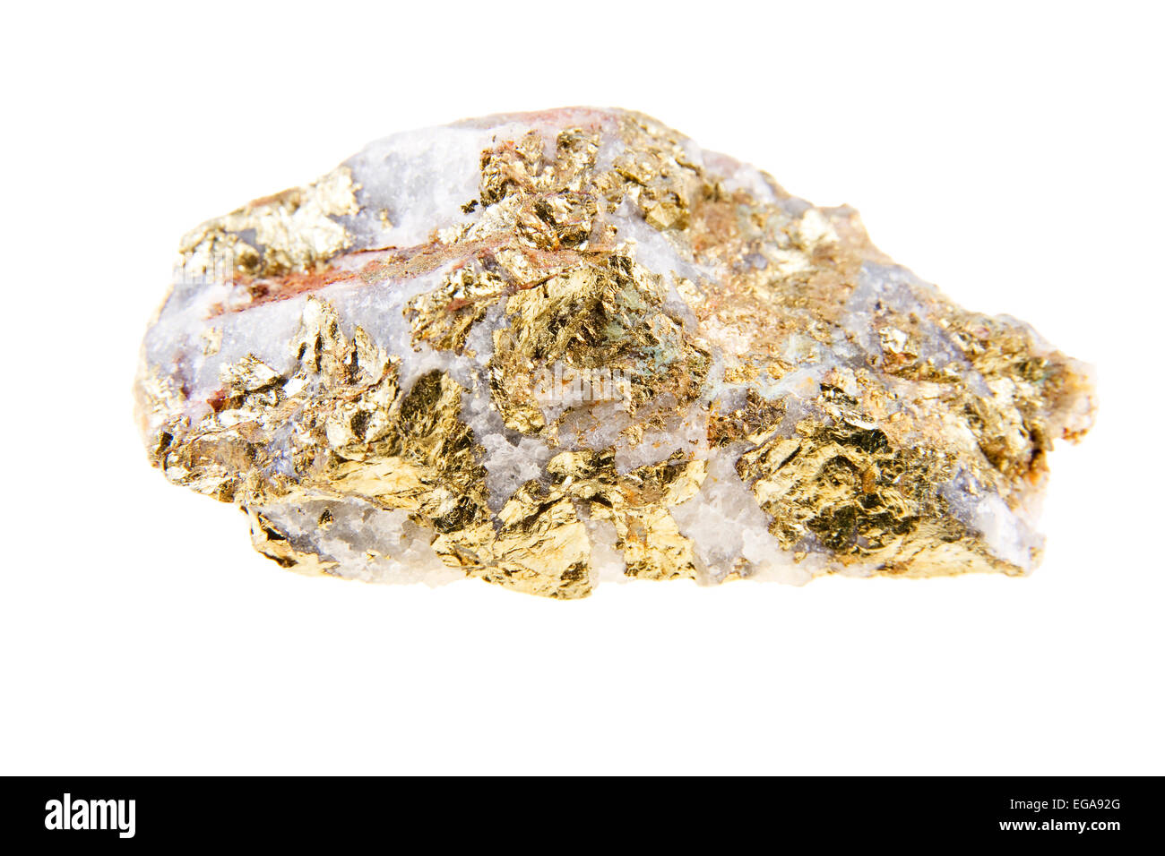 Pyrite stone on white hi-res stock photography and images - Alamy