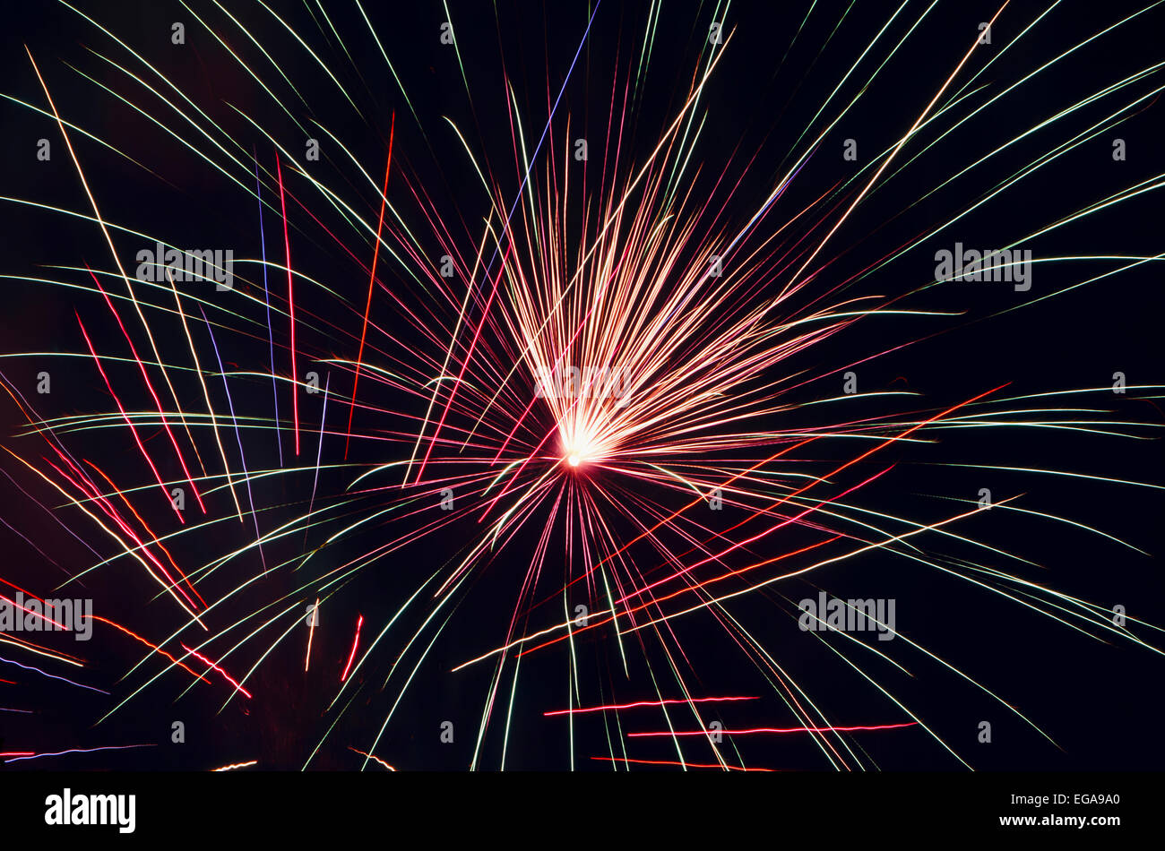 Fourth of July Fireworks Stock Photo - Alamy
